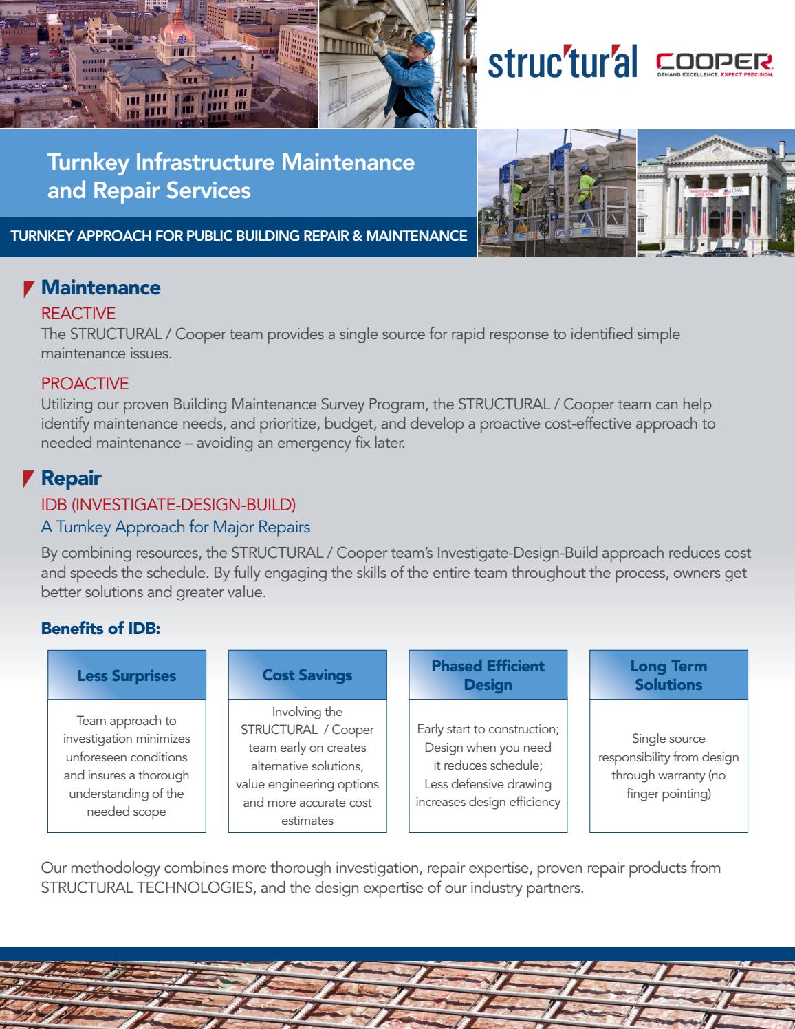 STRUCTURAL - Cooper IDB Federal Buildings Sell Sheet by Structural Group, Inc. - Issuu