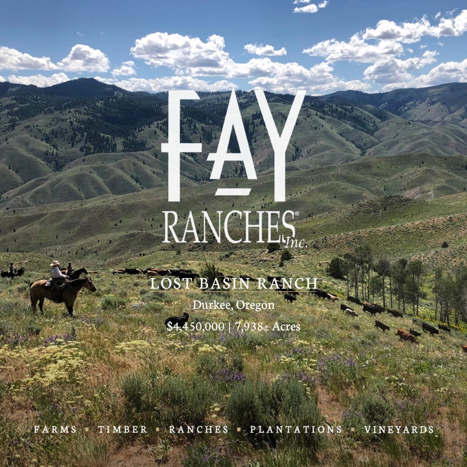 SOLD: Lost Basin Ranch | Fay Ranches by Fay Ranches - Issuu