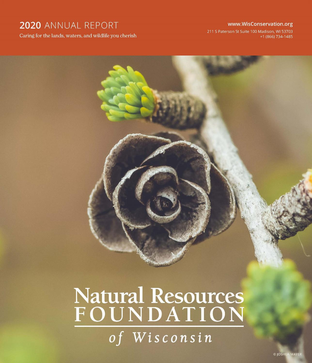 2020 Annual Report by Natural Resources Foundation of Wisconsin - Issuu