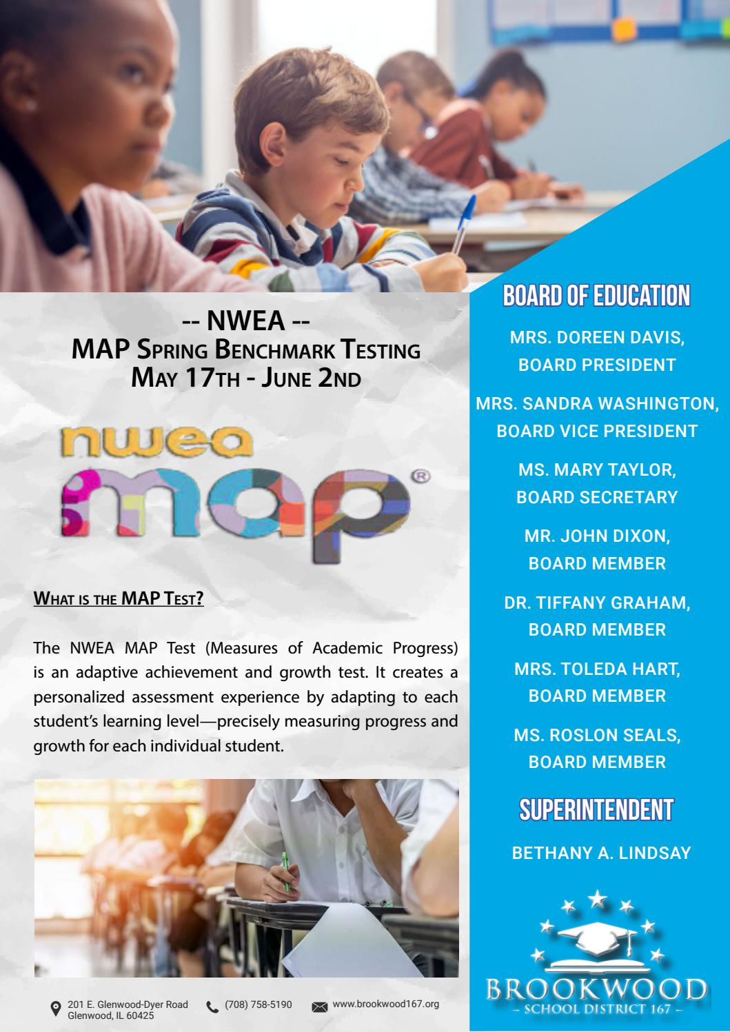 NWEA | MAP Spring Benchmark Testing by Brookwood 167 - Issuu