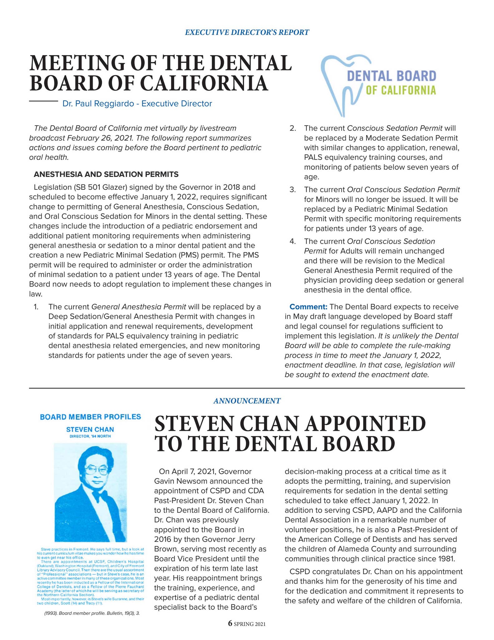 CSPD Spring 2021 Bulletin by CA SPD - Issuu