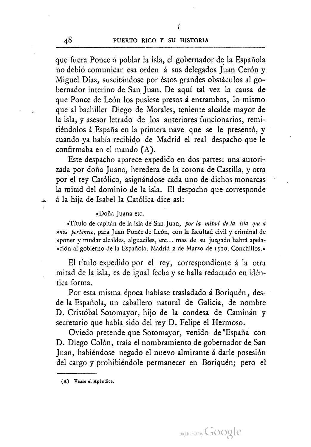 Puerto Rico y su Historia: Investigaciones Críticas (1894) by Adelante ...
