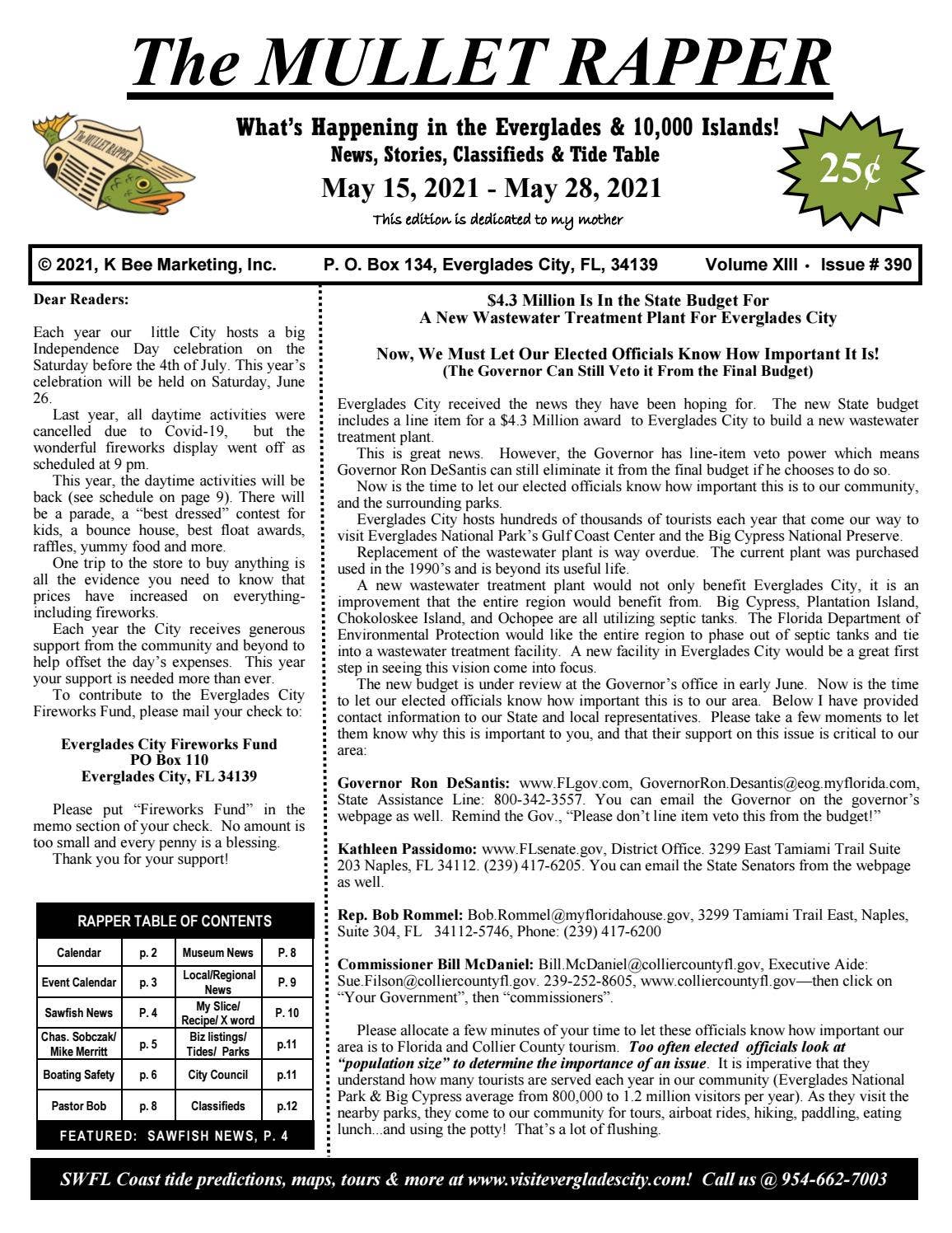 The Mullet Rapper, May 15, 2021 Edition by Paradise Web - Issuu