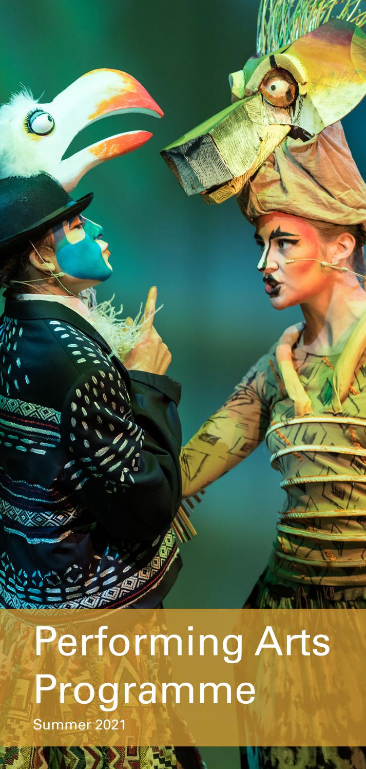 Performing Arts Programme | Summer 2021 by Pipers Corner School - Issuu