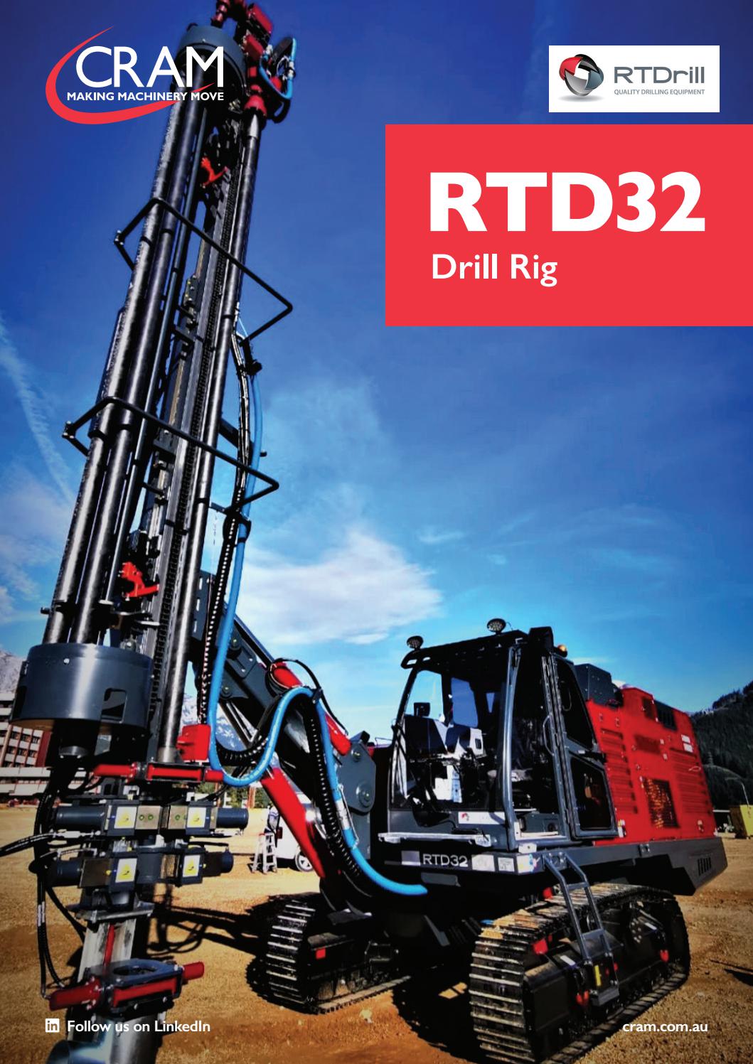 RTD32 Drill Rig Brochure by inenco2 - Issuu