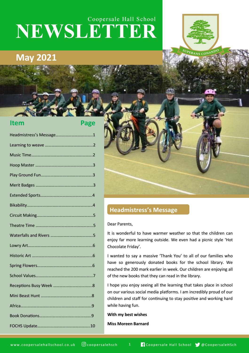 Coopersale Newsletters by Chris Knight - Issuu