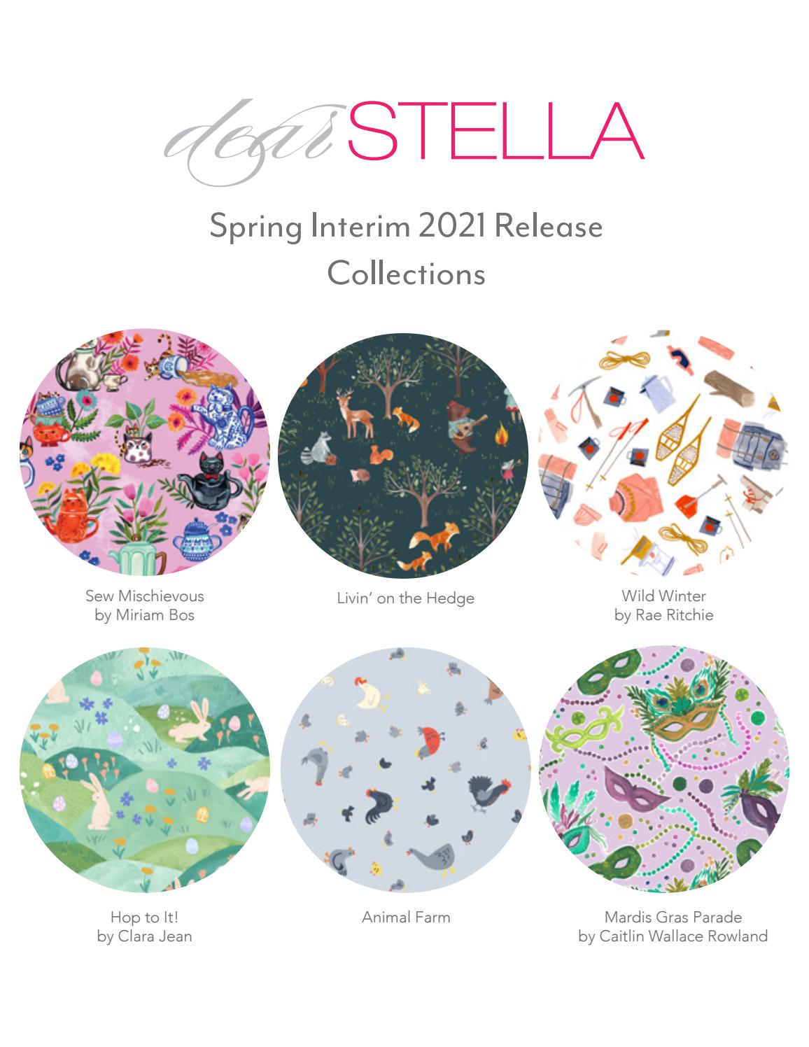 Spring Interim 2021 Dear Stella Collections by Timeless Treasures ...