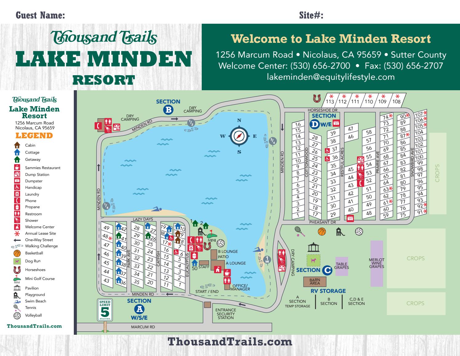 Thousand Trails - Lake Minden Resort by AGS/Texas Advertising - Issuu