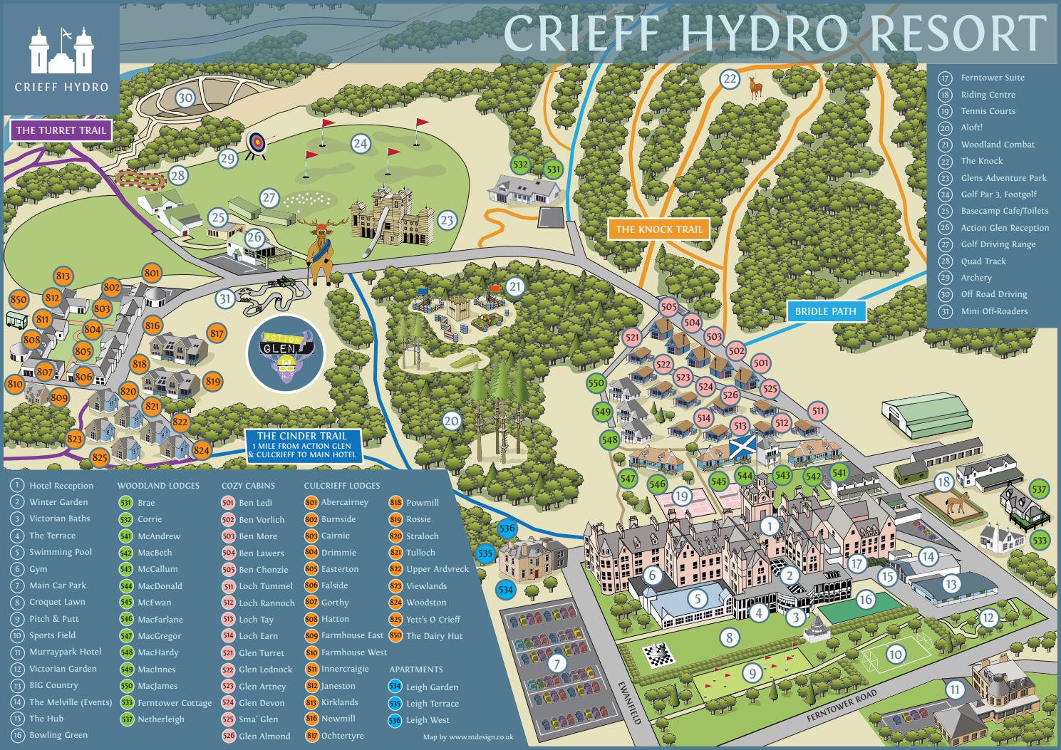 Resort Map 2021 by Crieff Hydro - Issuu