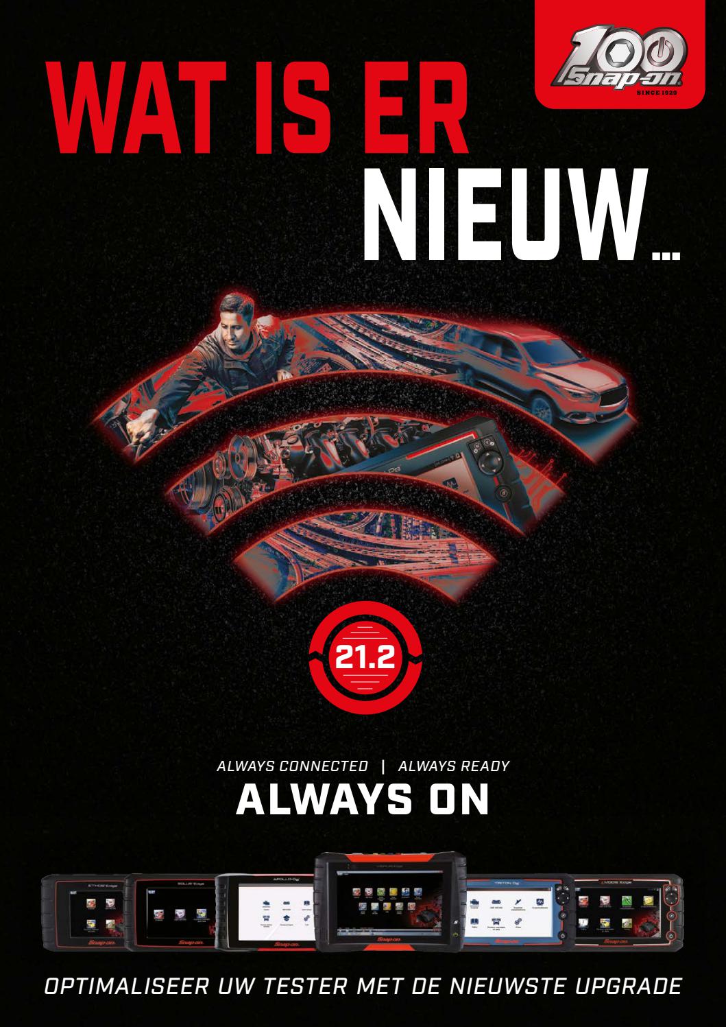 Snap-on Diagnose Software Update 21.2 'Wat is nieuw' brochure by Snap ...