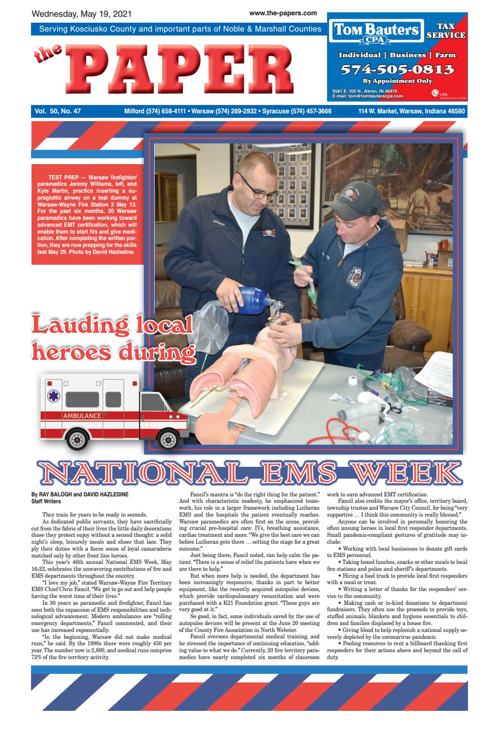 the Paper - Kosciusko County Edition - May 19, 2021 by The Papers Inc. - Issuu