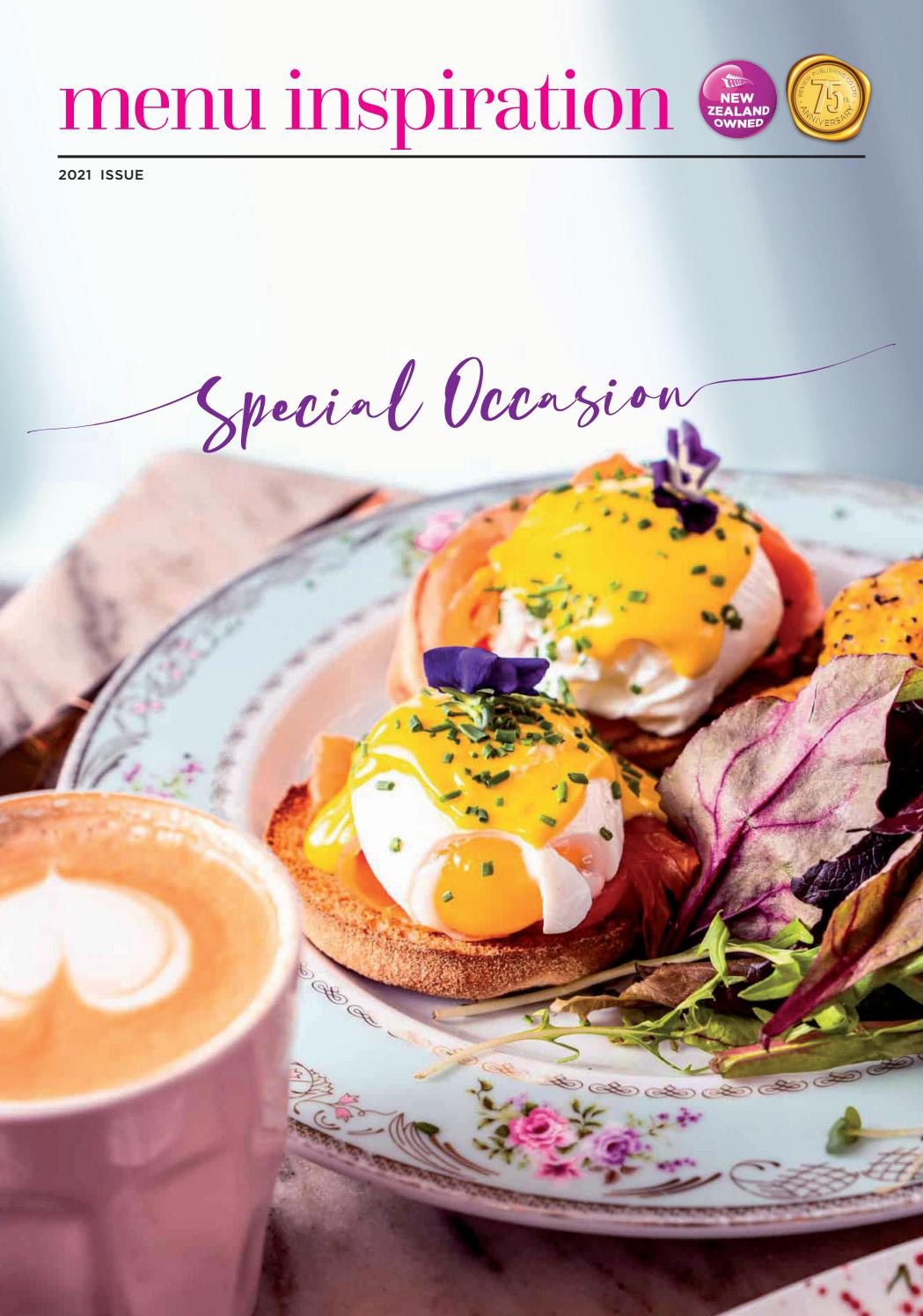 Menu Inspiration | 2021 by Review Publishing Ltd - Issuu