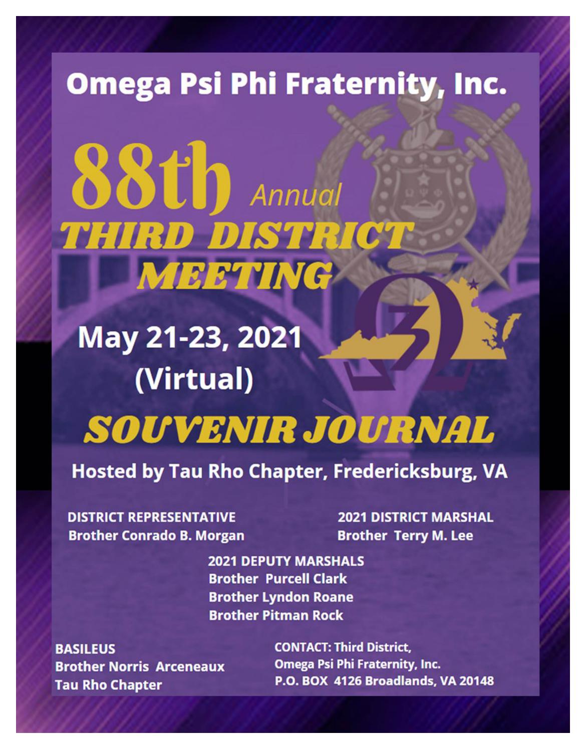 Third District | Souvenir Journal & Sponsorship 2021 by Third District ...