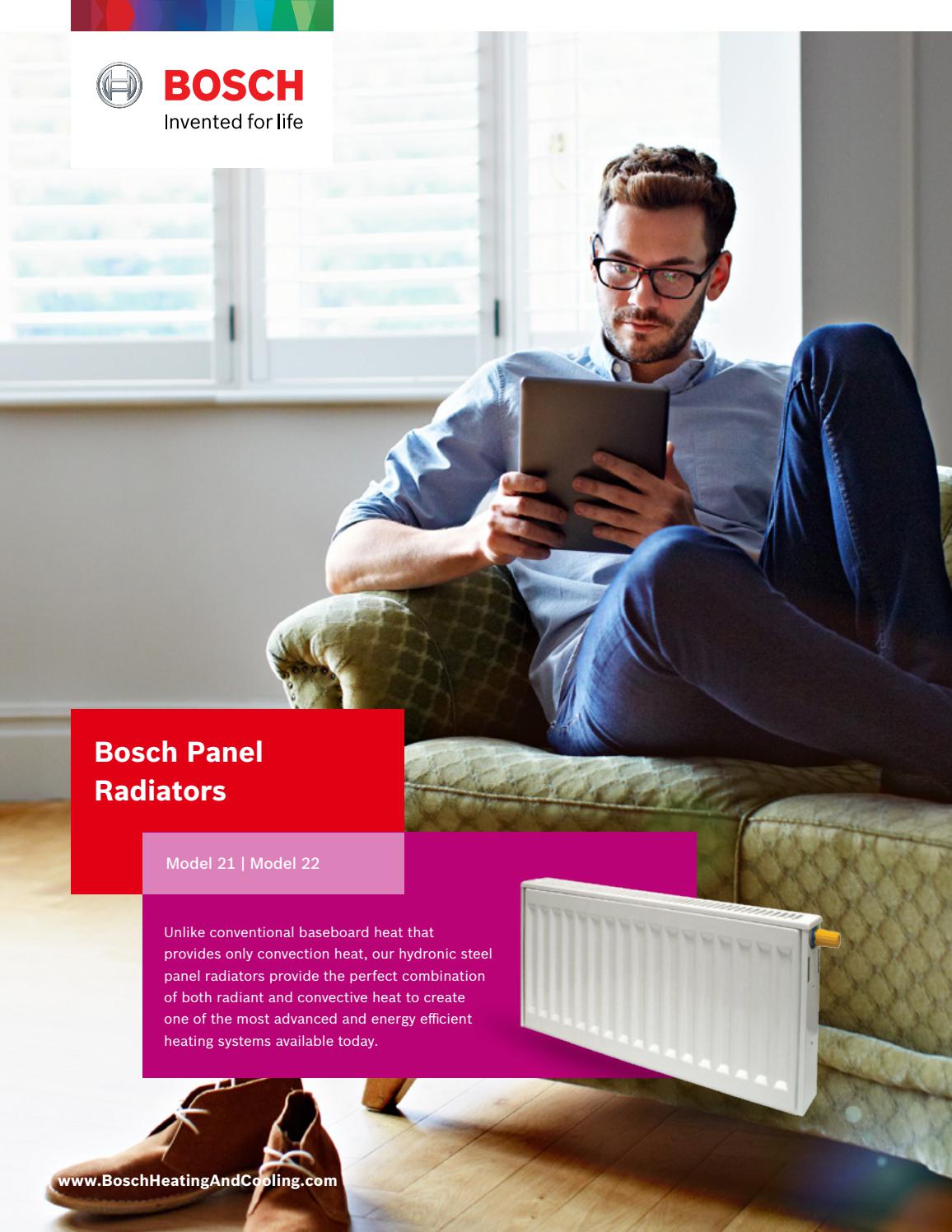 Bosch Panel Radiators by Bosch Home Comfort - Issuu