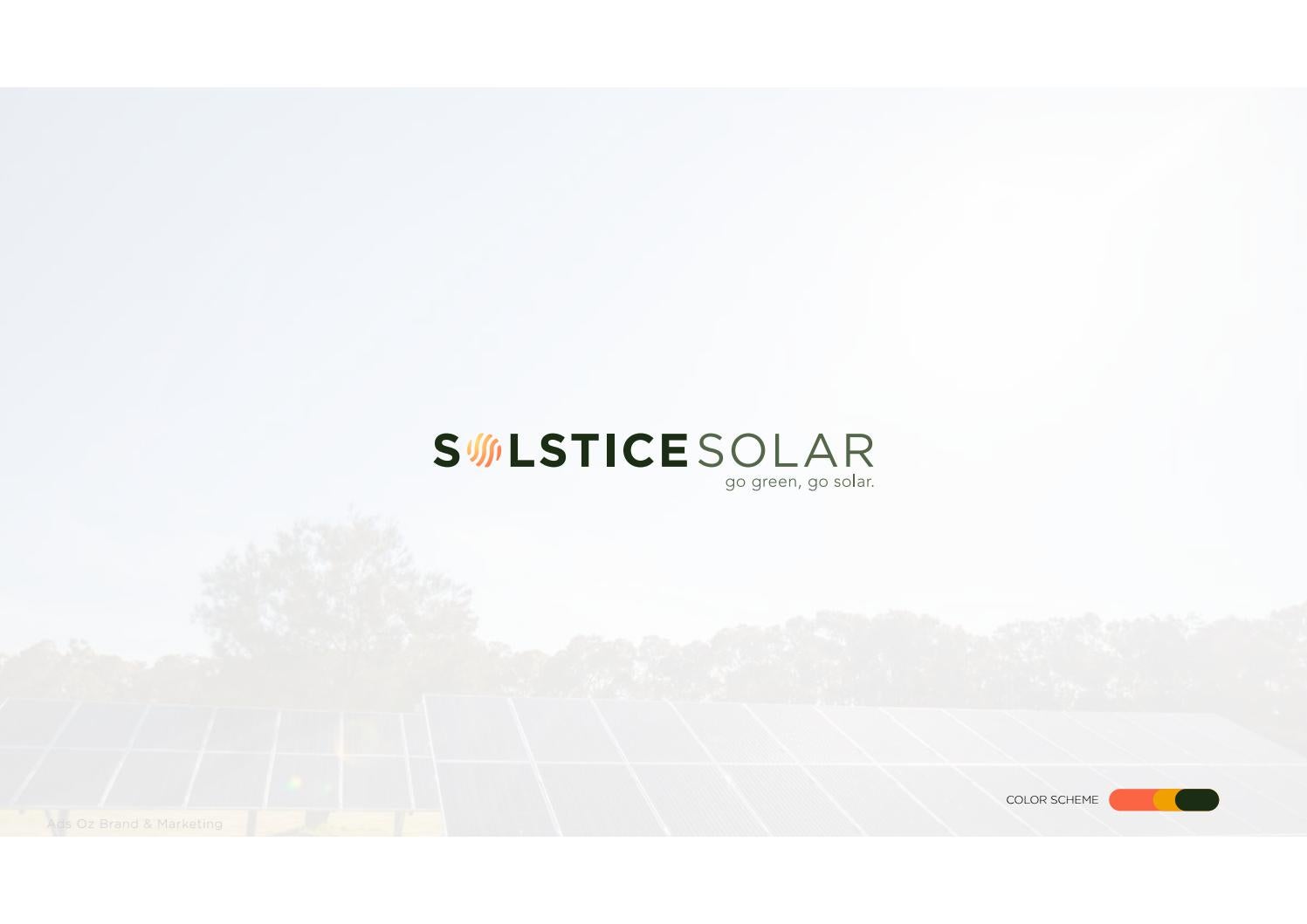 Logo Development - Solstice Solar by Json Chan - The Brandstormer - Issuu