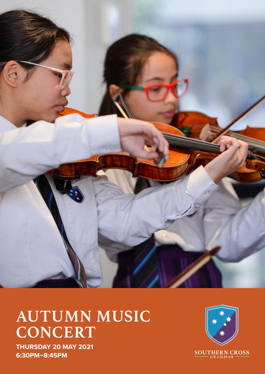 2021 Autumn Music Concert by SouthernCrossGrammar - Issuu