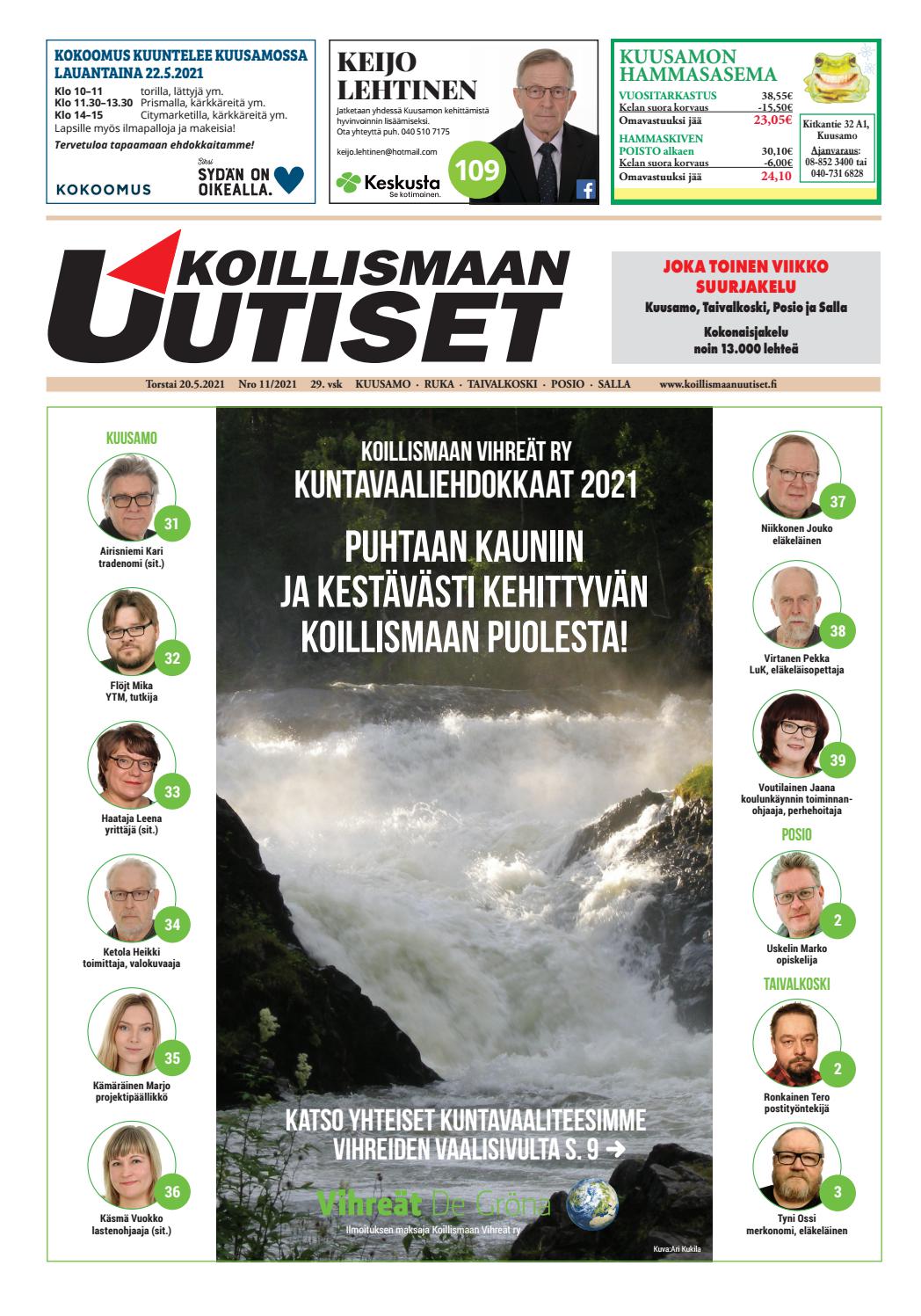 Koillismaan uutiset 11_2021 by Koillismaan Uutiset Oy - Issuu
