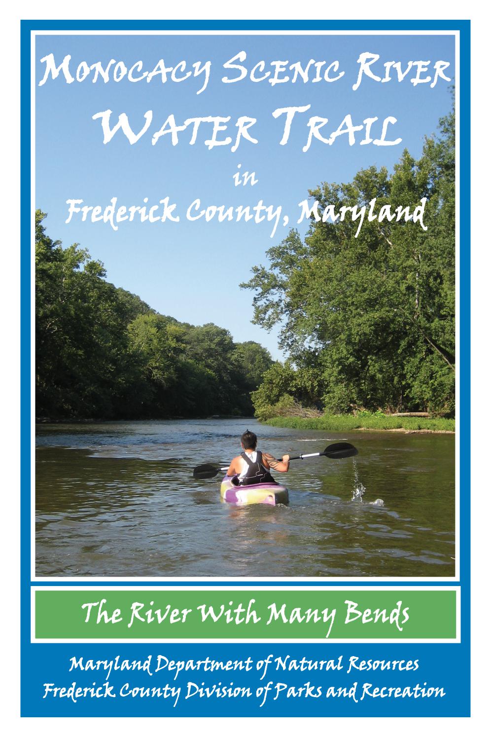 Monocacy Scenic Water Trail Map by Frederick County Parks and ...