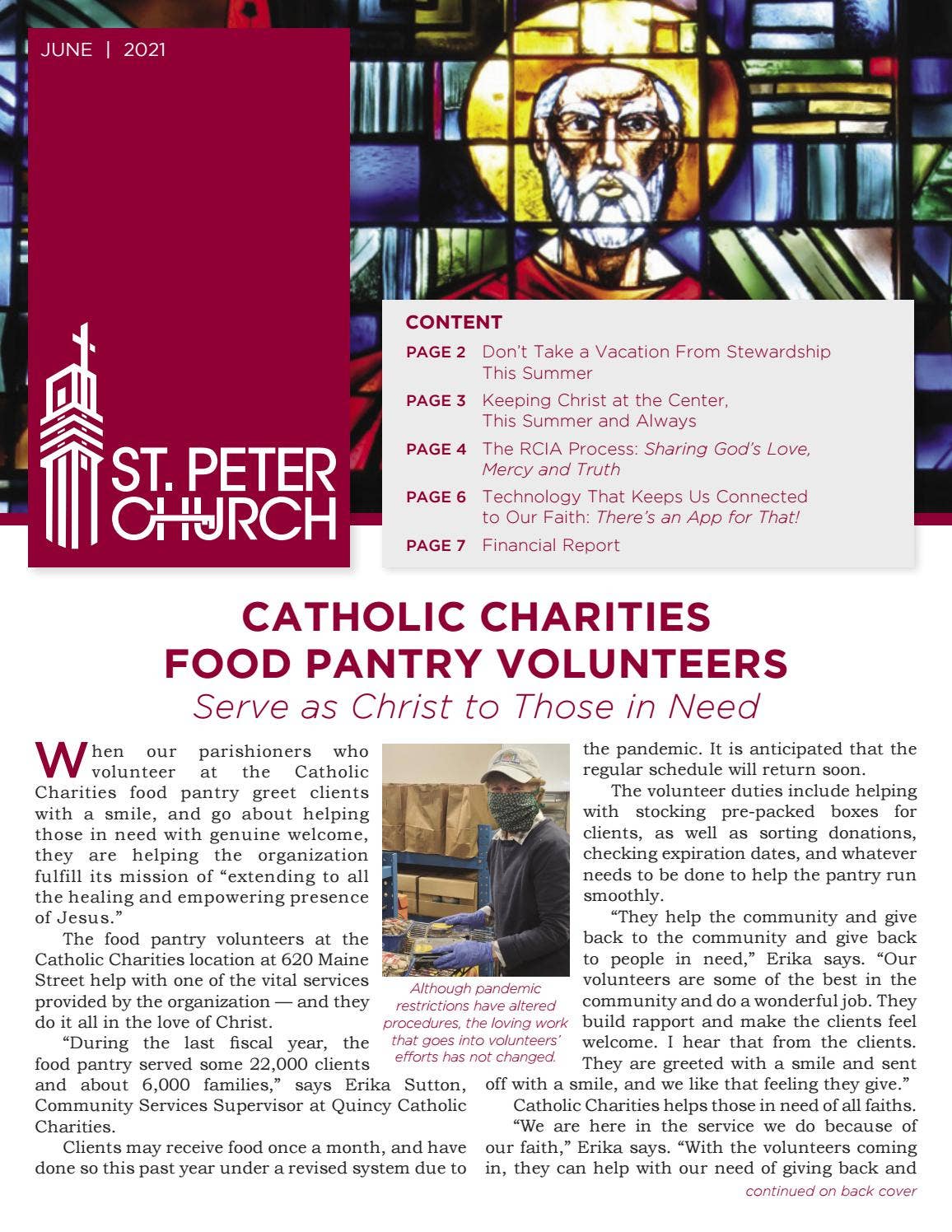 St. Peter Catholic Church Newsletter — June 2021 by Catholic ...