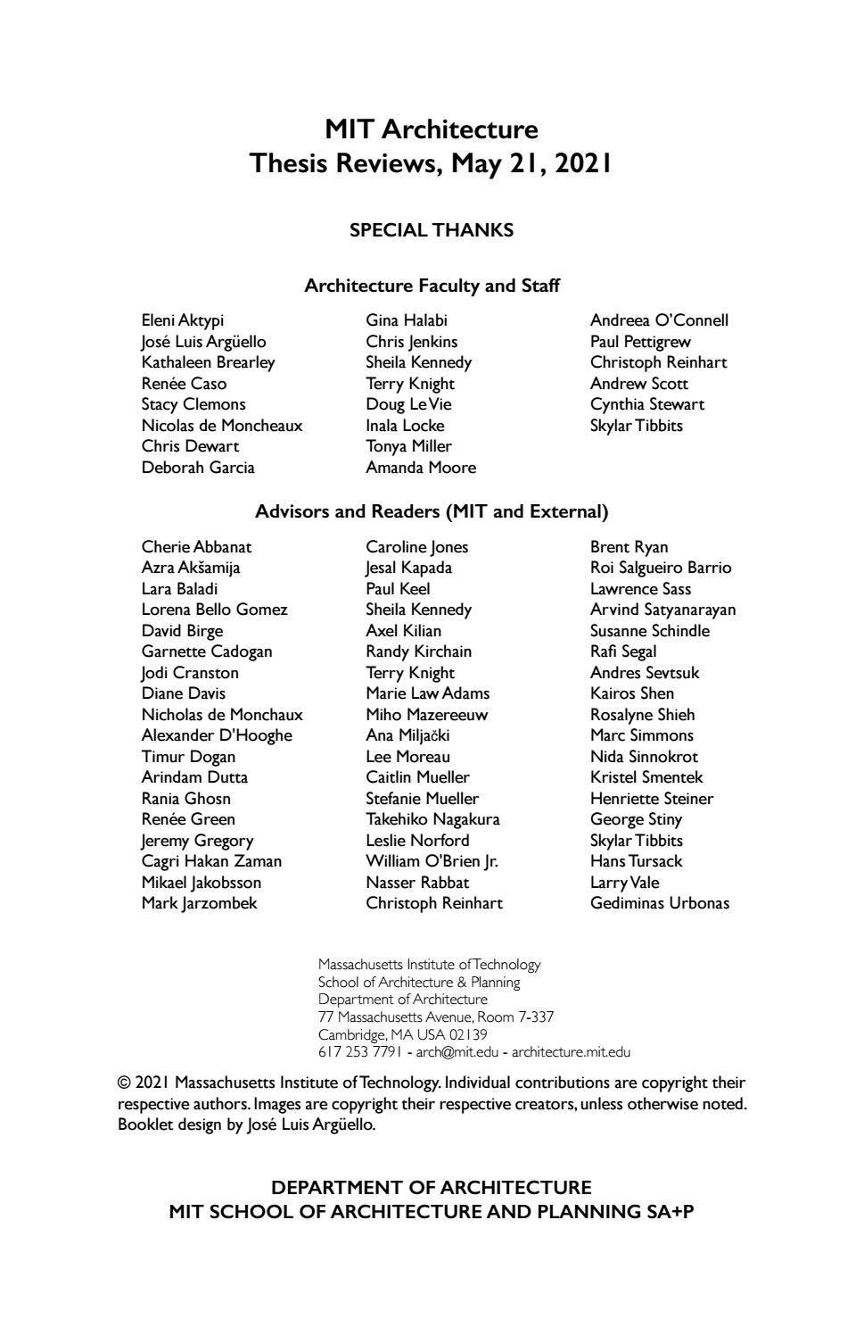 2021 Thesis by MIT Architecture - Issuu