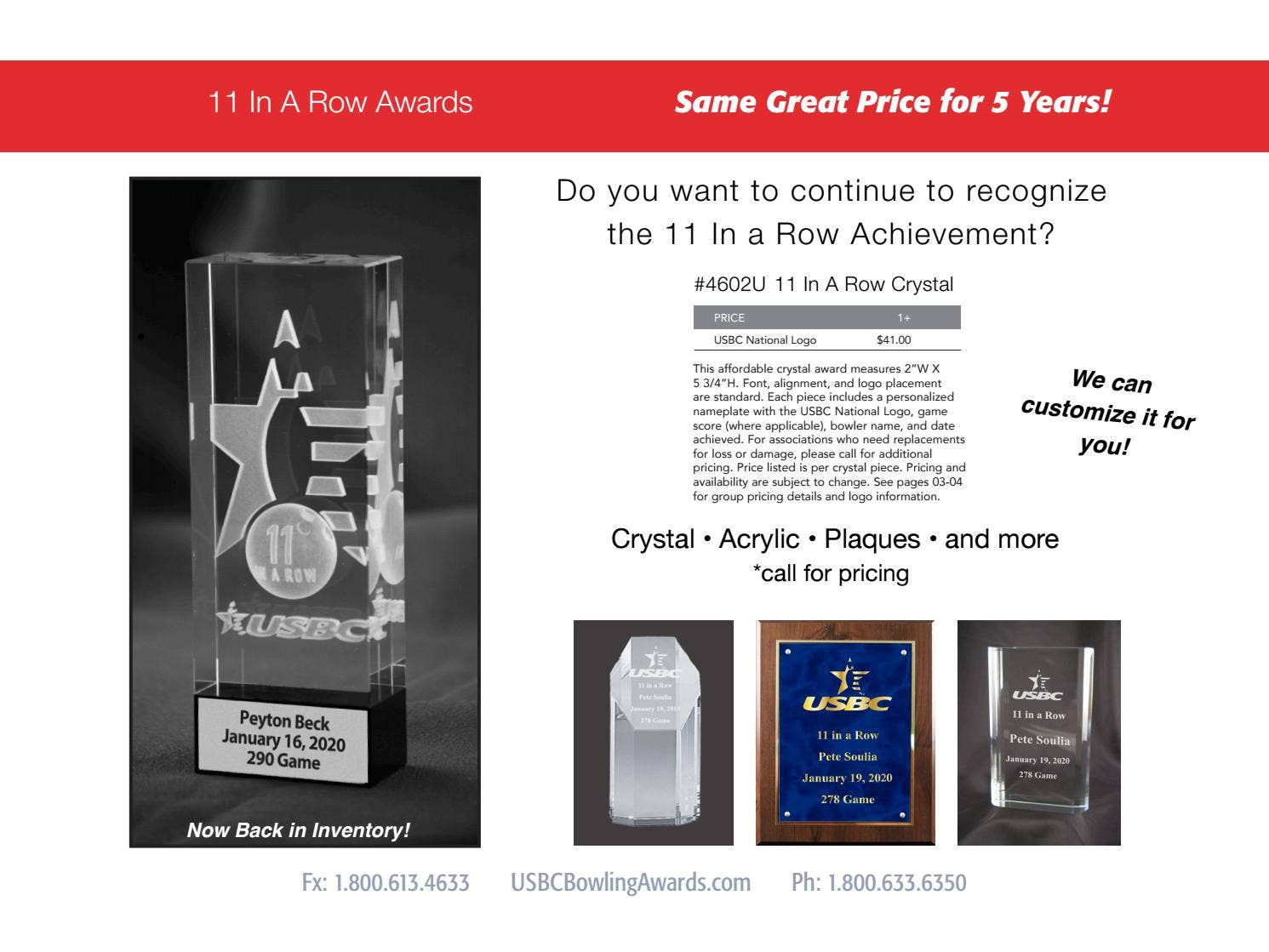 2021 Award Company of America USBC Catalog by Award Company of America ...