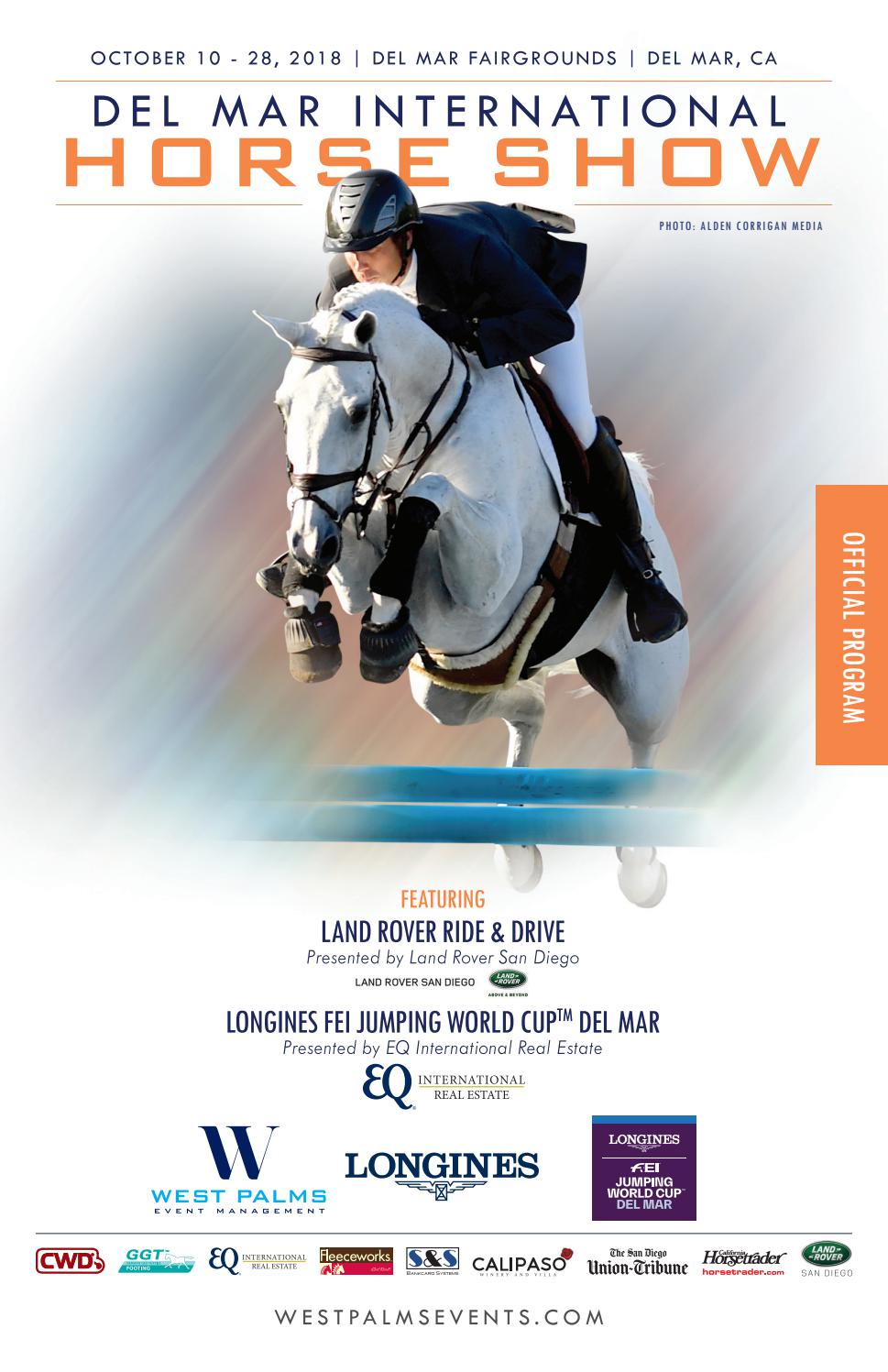 2018 DM International Horse Show Program by Carolynne Smith - Issuu