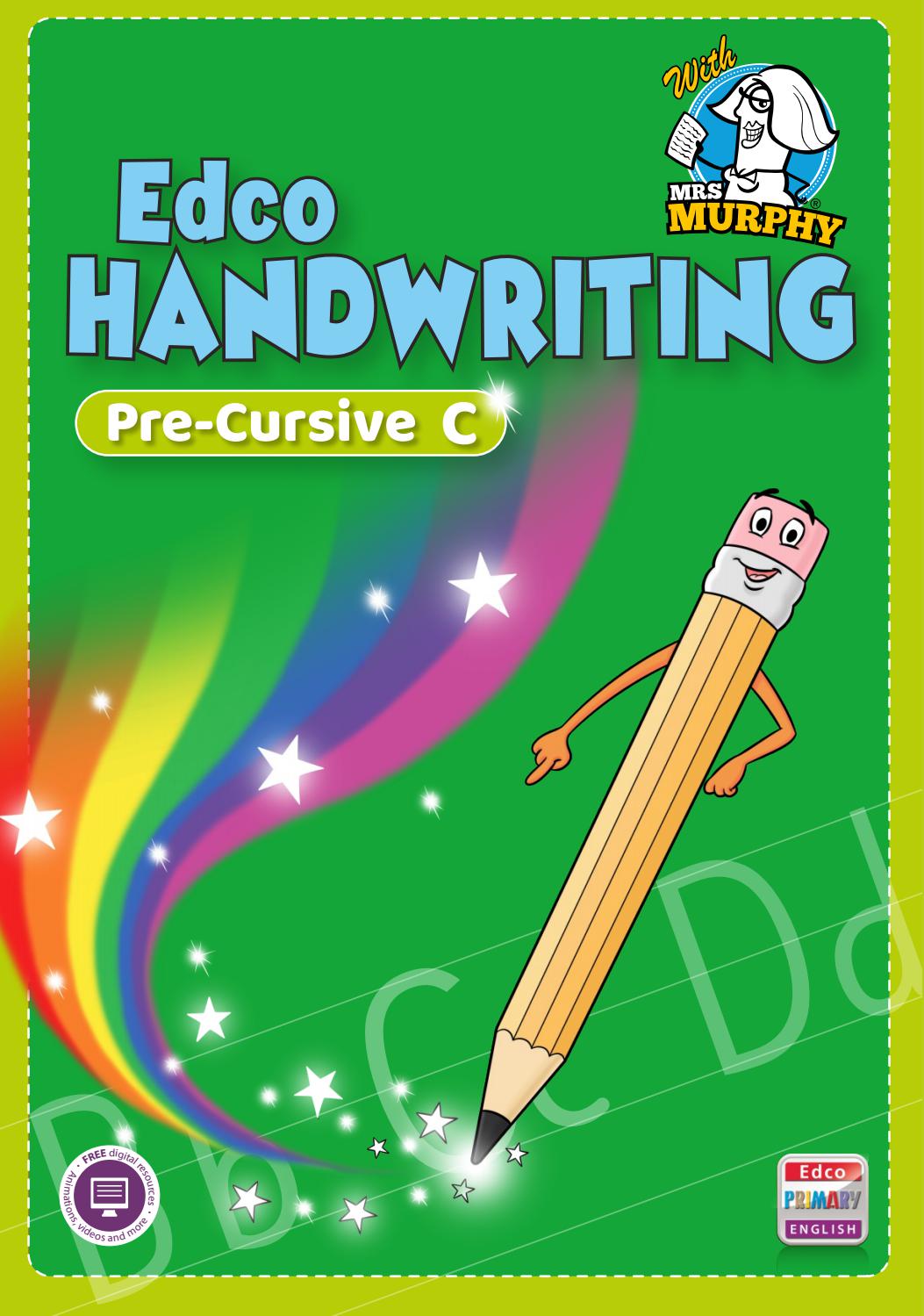 Edco Handwriting Pre-Cursive C by Edco Ireland - Issuu