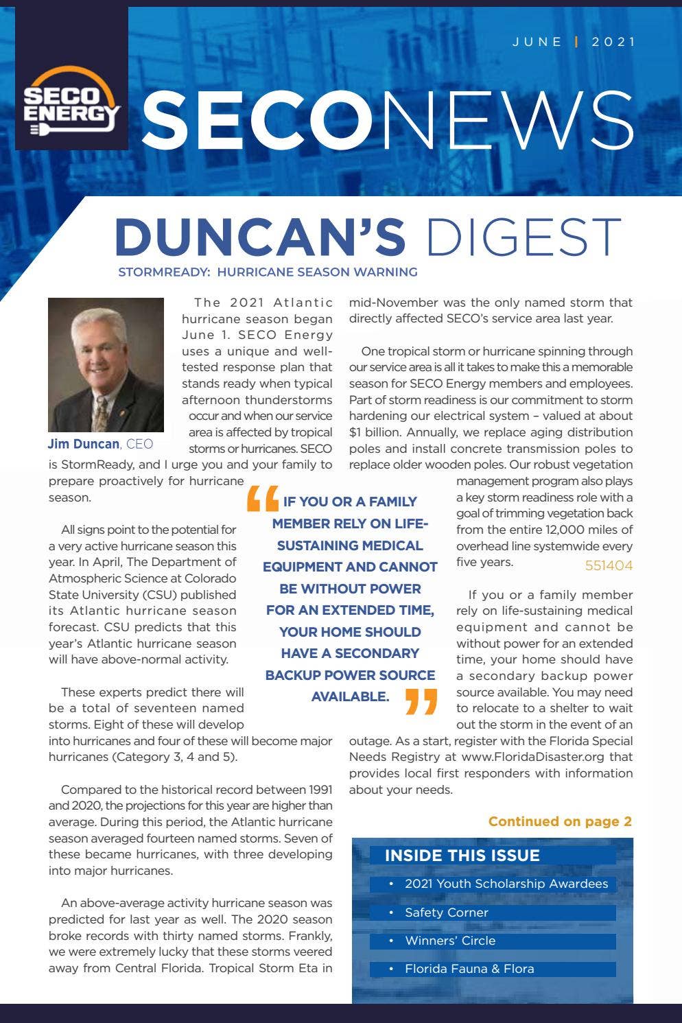 June 2021 SECO News by SECO Energy - Issuu