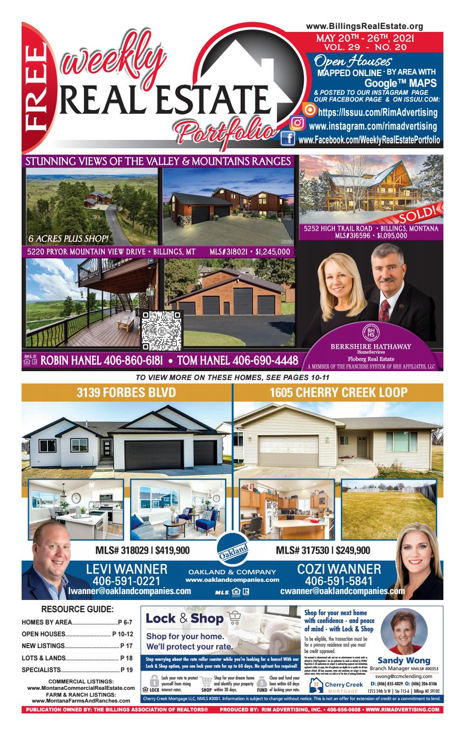 WEEKLY REAL ESTATE PORTFOLIO - May 20th, 2021 by RIMAdvertising - Issuu