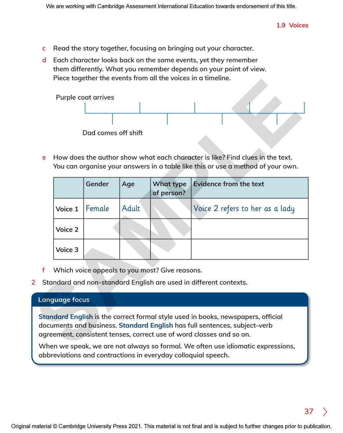 Cambridge Primary English Learner's Book 6 with Digital Access Sample ...