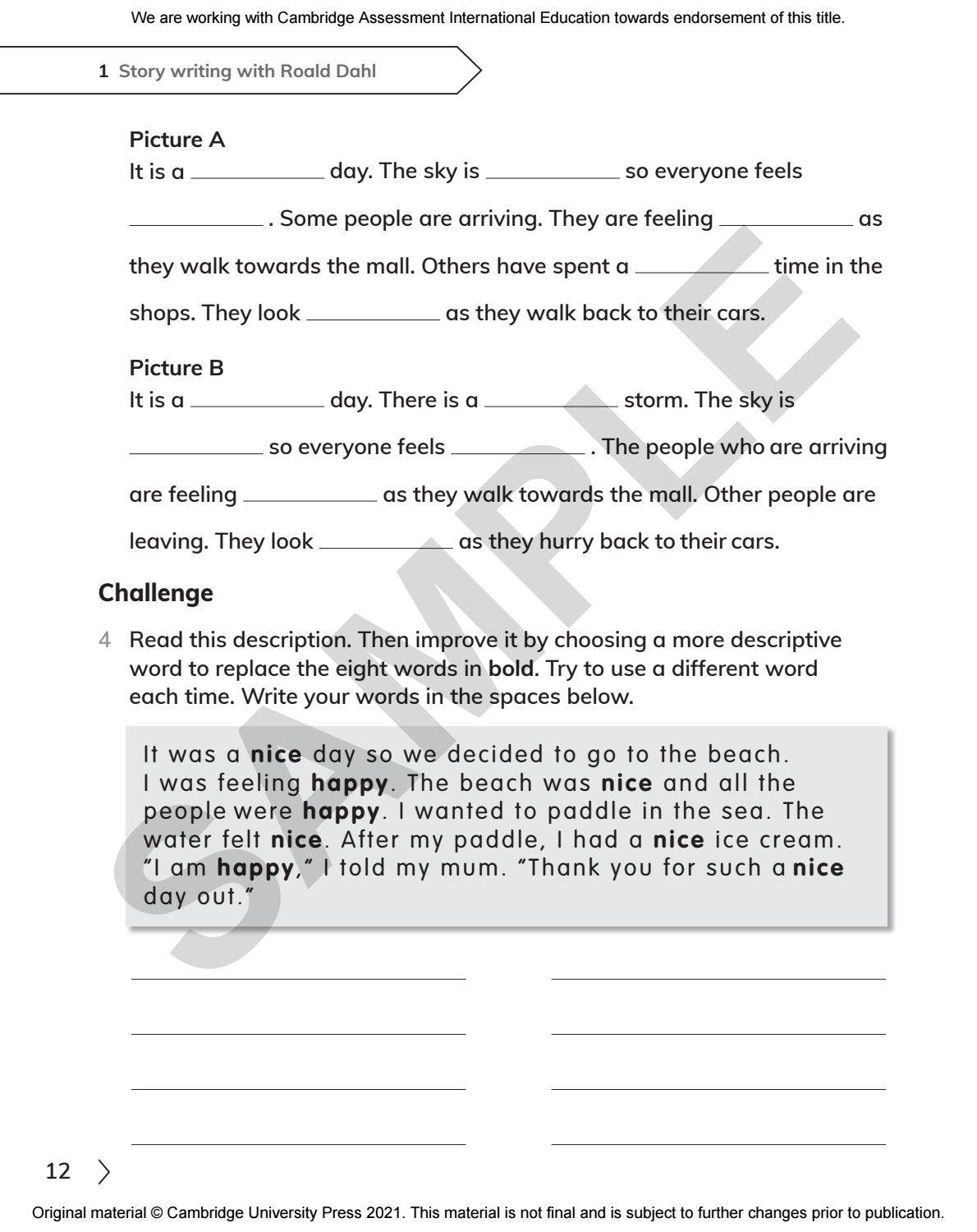 Cambridge Primary English Workbook 3 with Digital Access Sample by ...