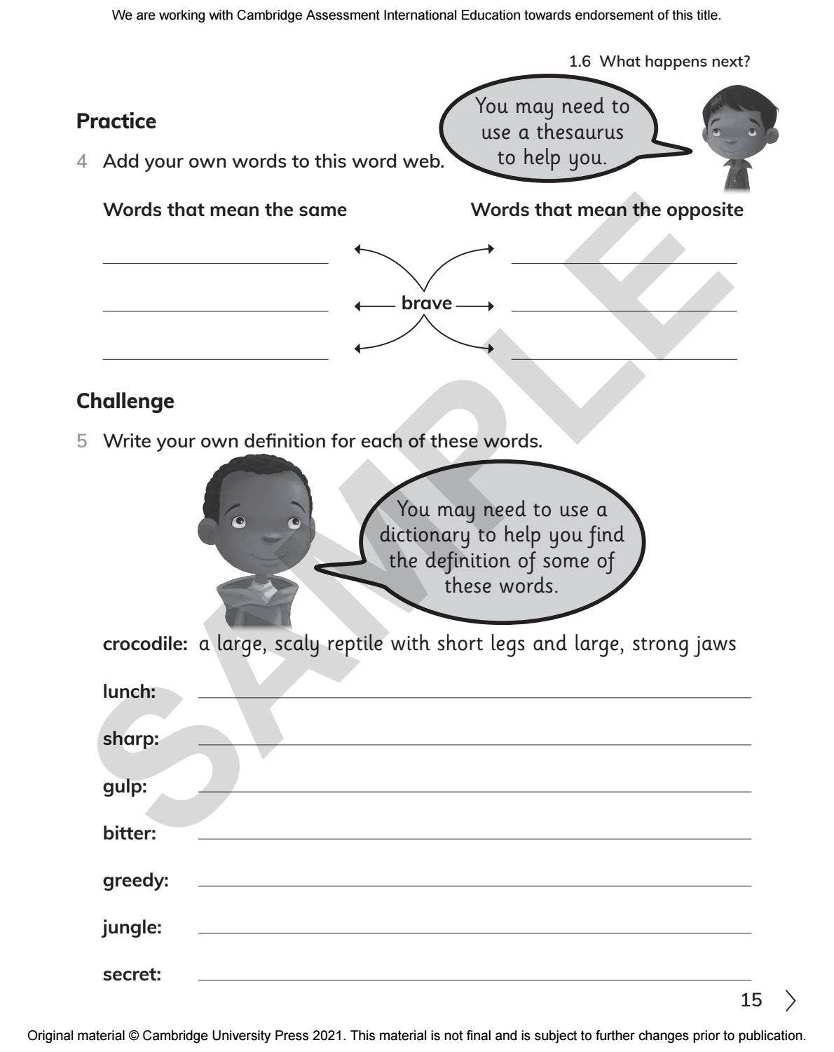 Cambridge Primary English Workbook 3 with Digital Access Sample by ...