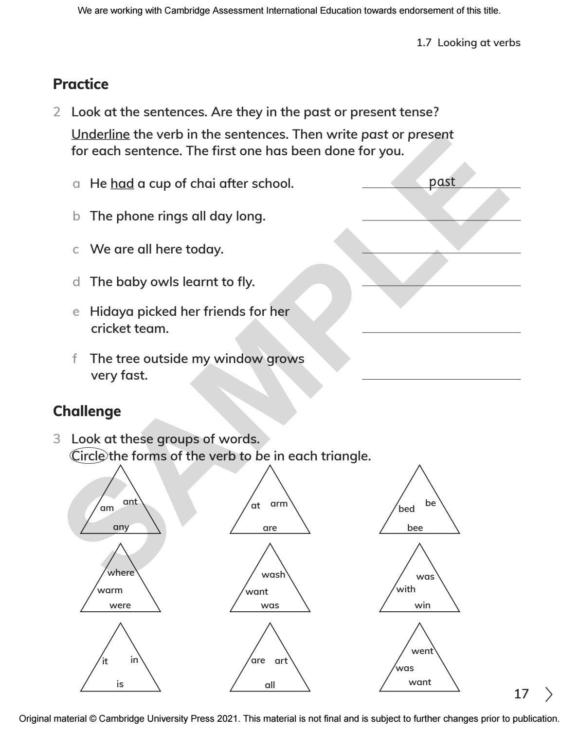 Cambridge Primary English Workbook 3 with Digital Access Sample by ...