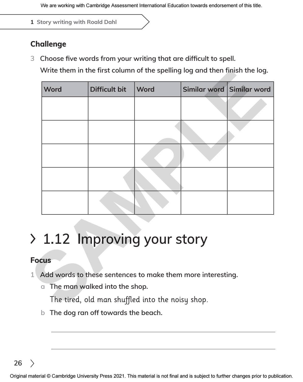 Cambridge Primary English Workbook 3 with Digital Access Sample by ...