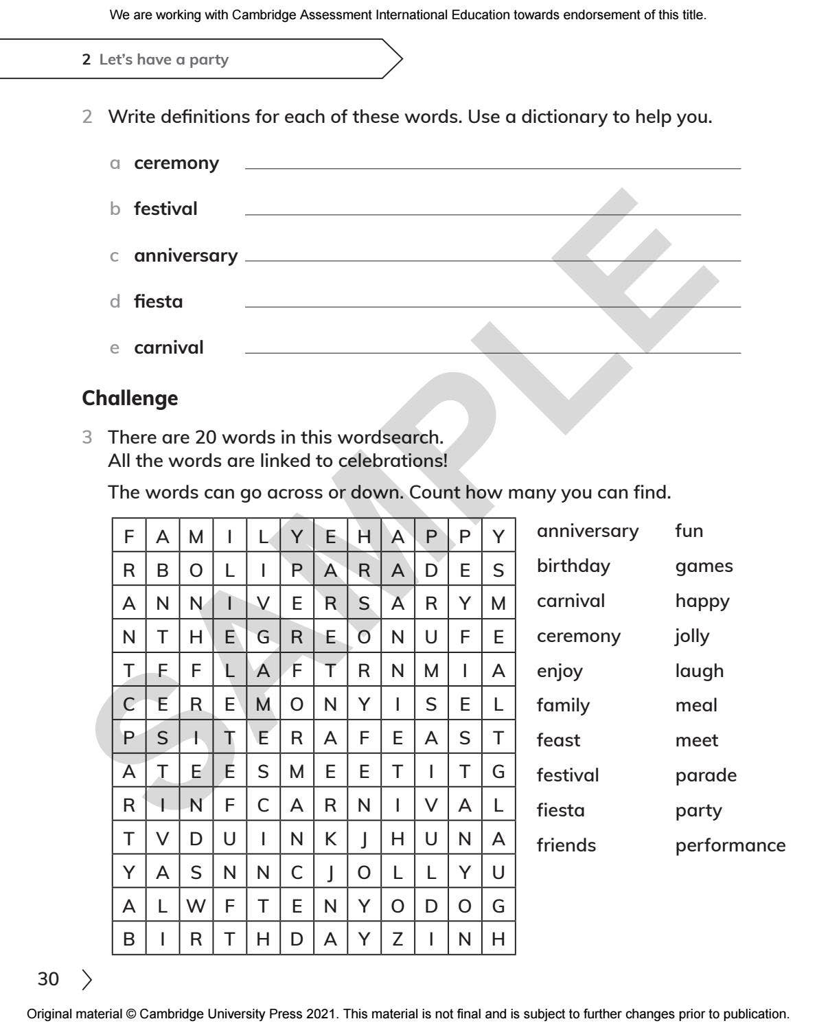 Cambridge Primary English Workbook 3 with Digital Access Sample by ...