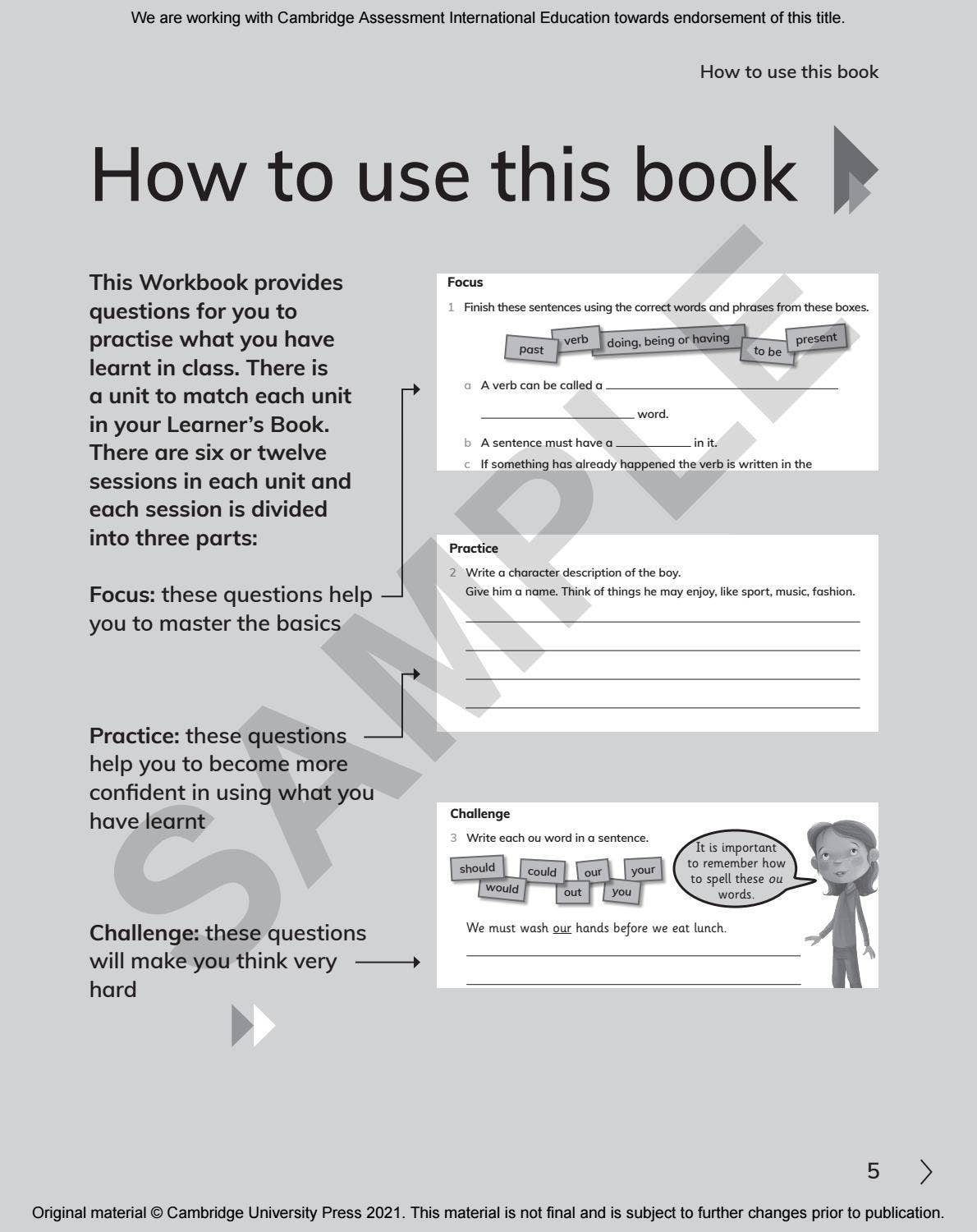 Cambridge Primary English Workbook 3 with Digital Access Sample by ...