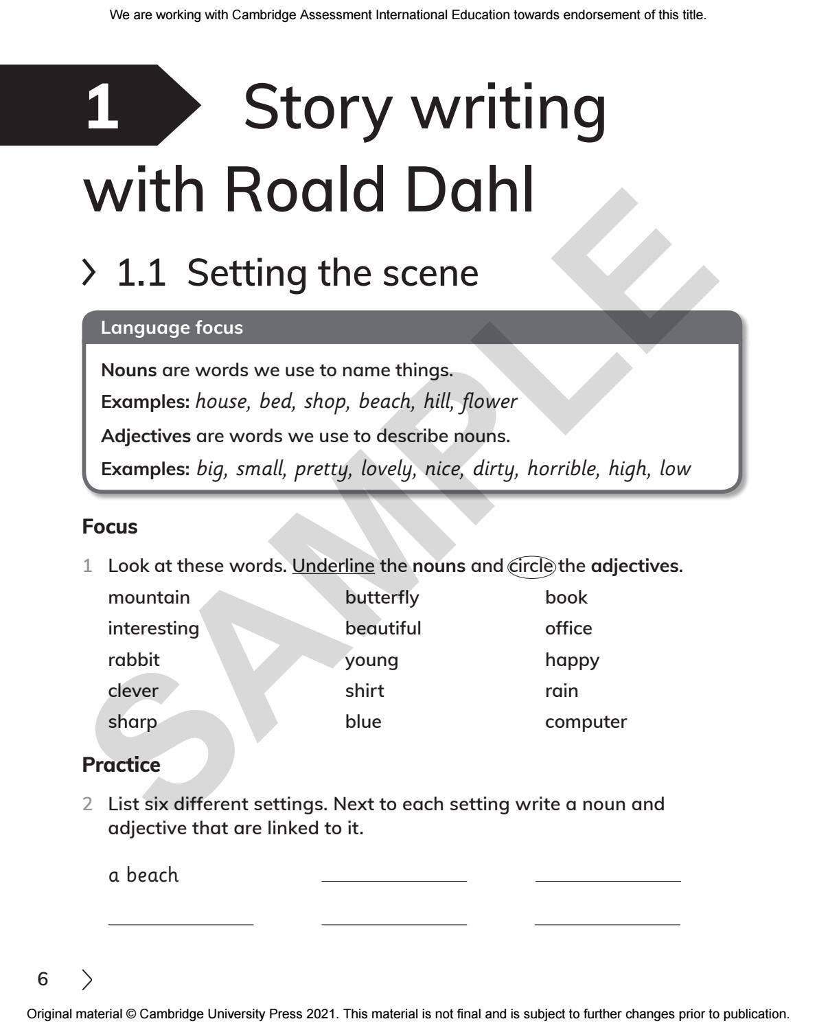 Cambridge Primary English Workbook 3 with Digital Access Sample by ...