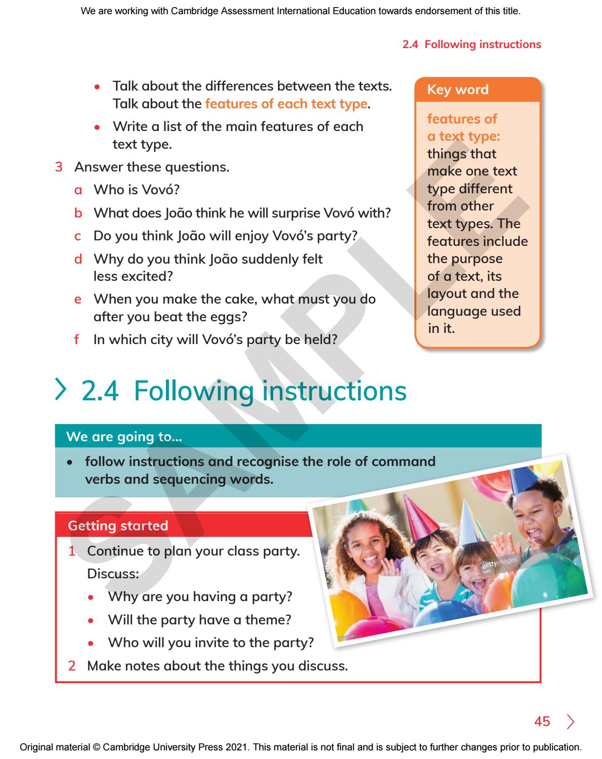 Cambridge Primary English Learner's Book 3 with Digital Access Sample ...