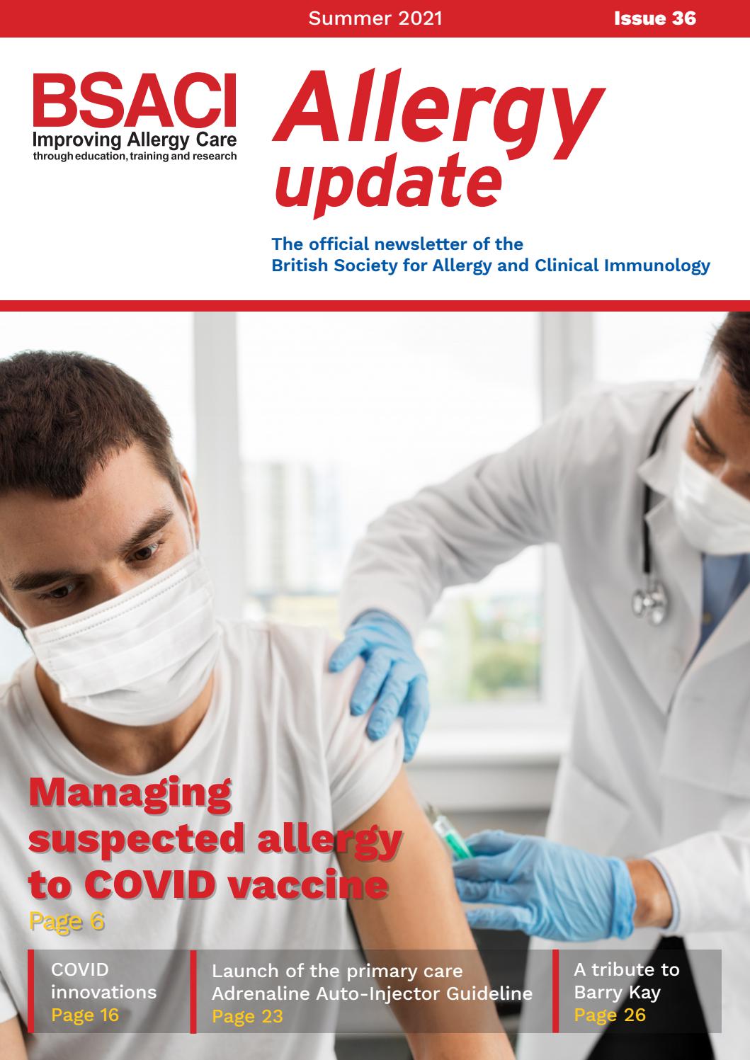 Issue 36 by BSACI_Allergy_Update - Issuu