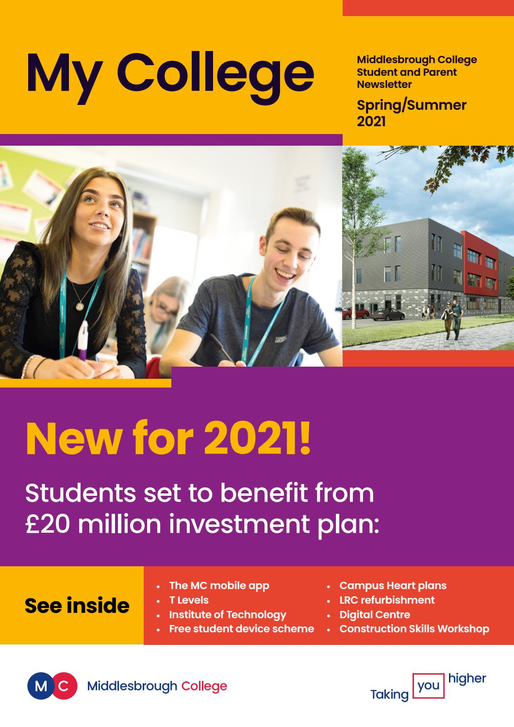 My College - Middlesbrough College Student and Parent Newsletter by ...