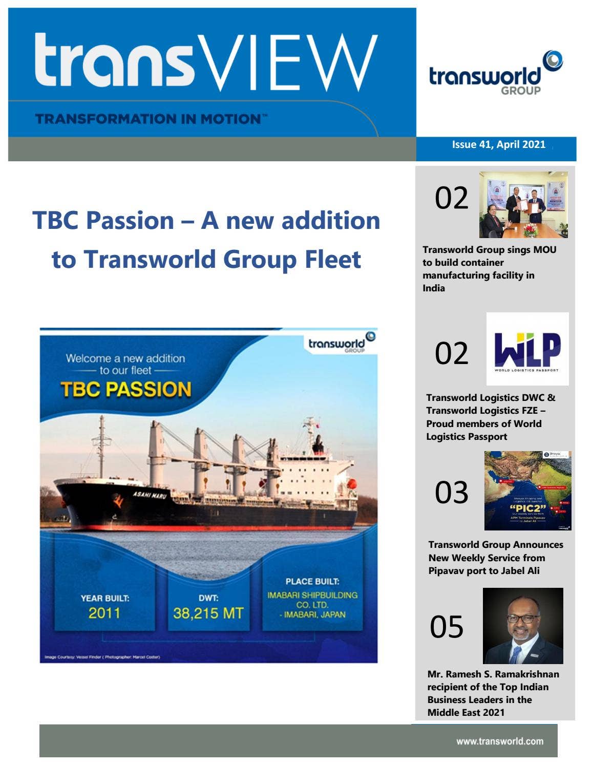 TransView April 2021 by Transworld Group - Issuu