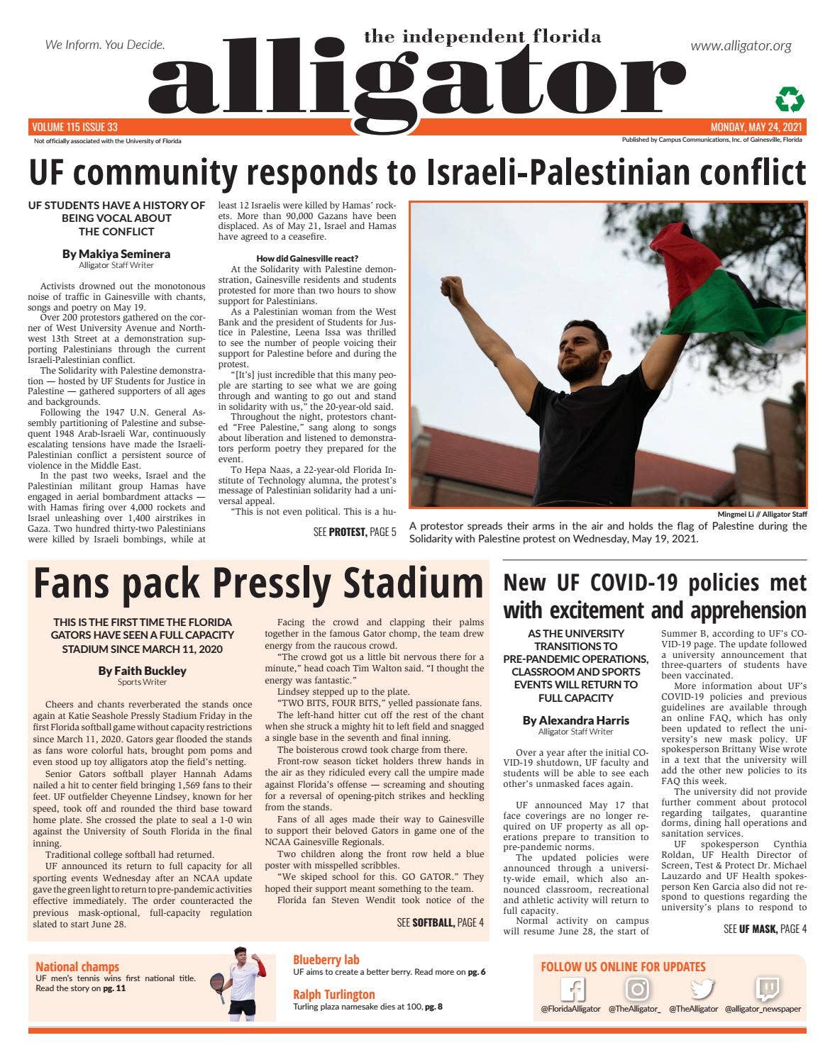 Monday, 5/24/2021 by The Independent Florida Alligator - Issuu