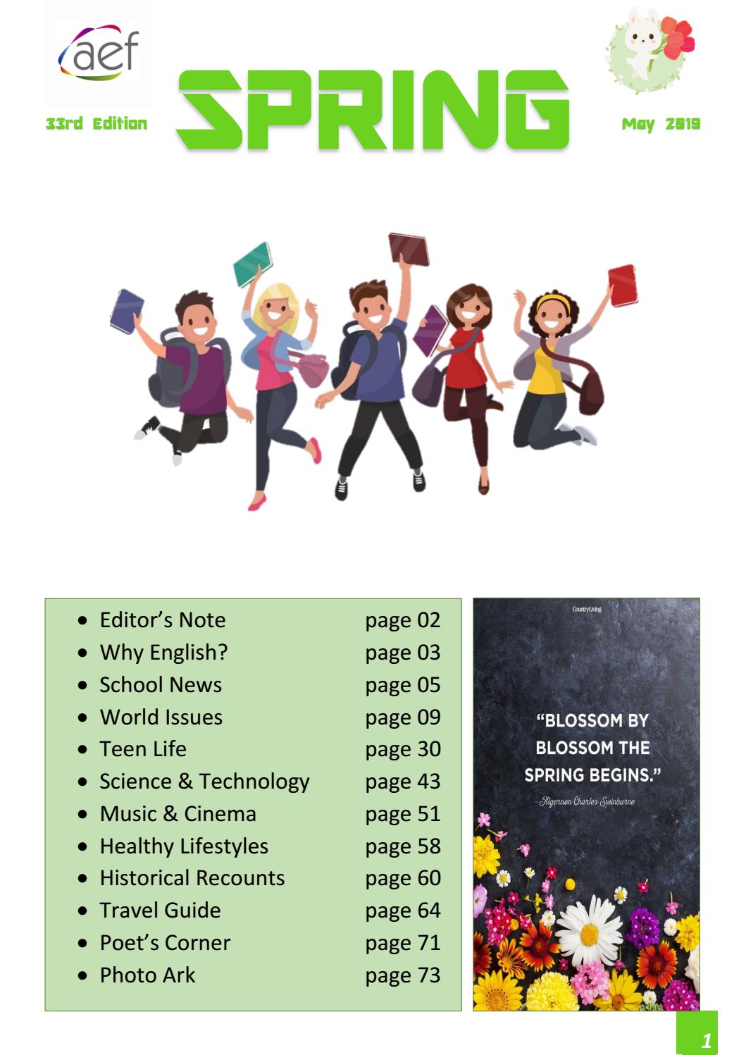 Spring - Edition 33 by Spring Jornal - Issuu