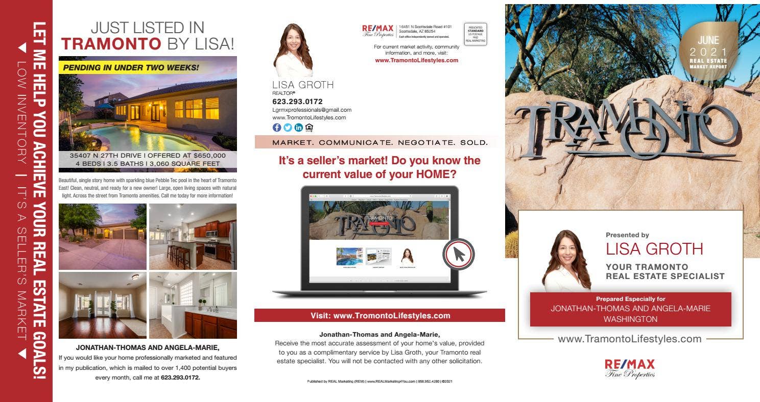 Lisa Groth-Tramonto - June 2021 by REAL Marketing - Issuu