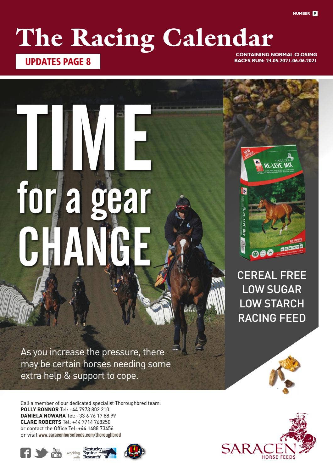 Racing Calendar - 24th May-6th June 2021 - Number 9 by Weatherbys - Issuu