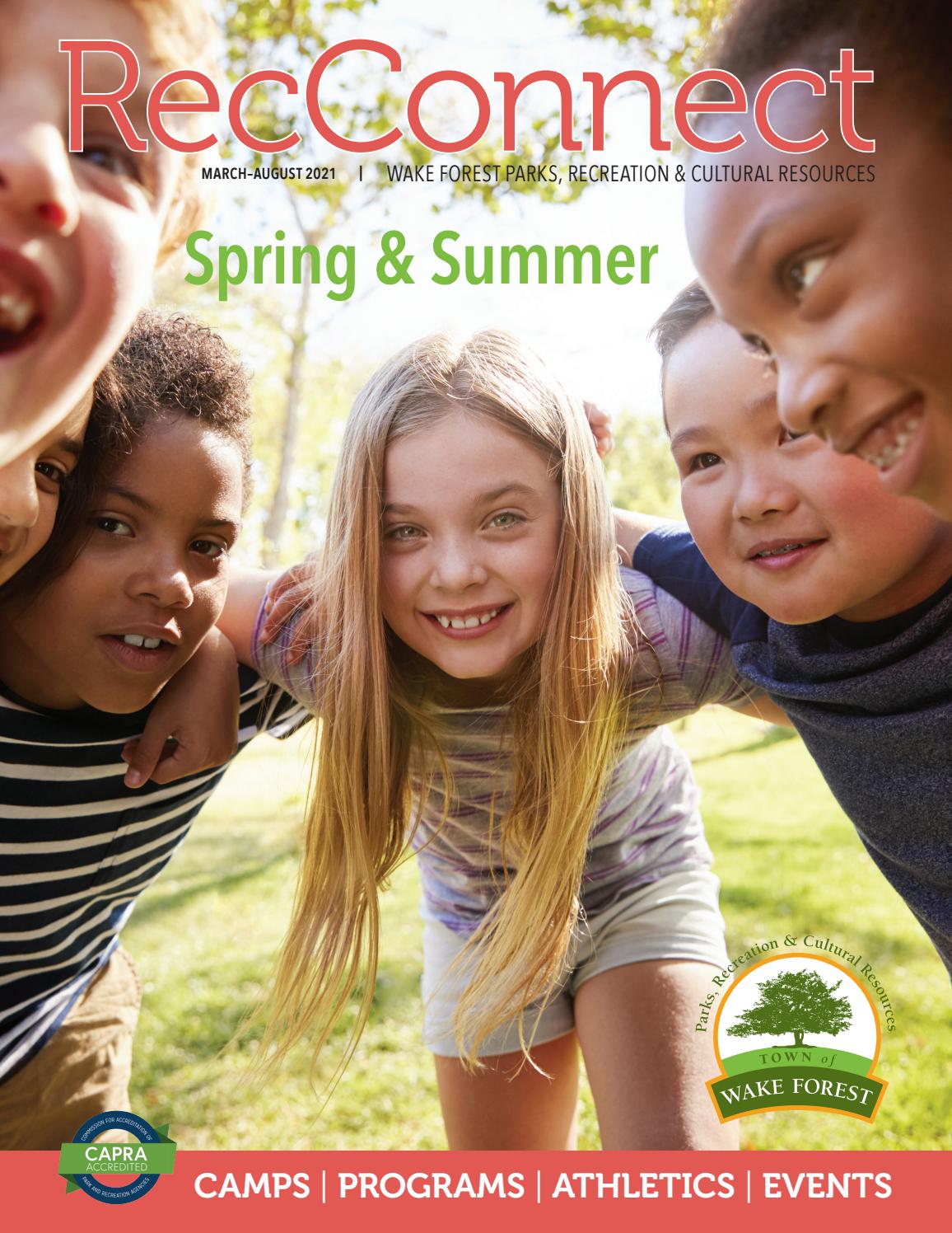 RecConnect: Mar-Aug 2021 by Town of Wake Forest - Issuu