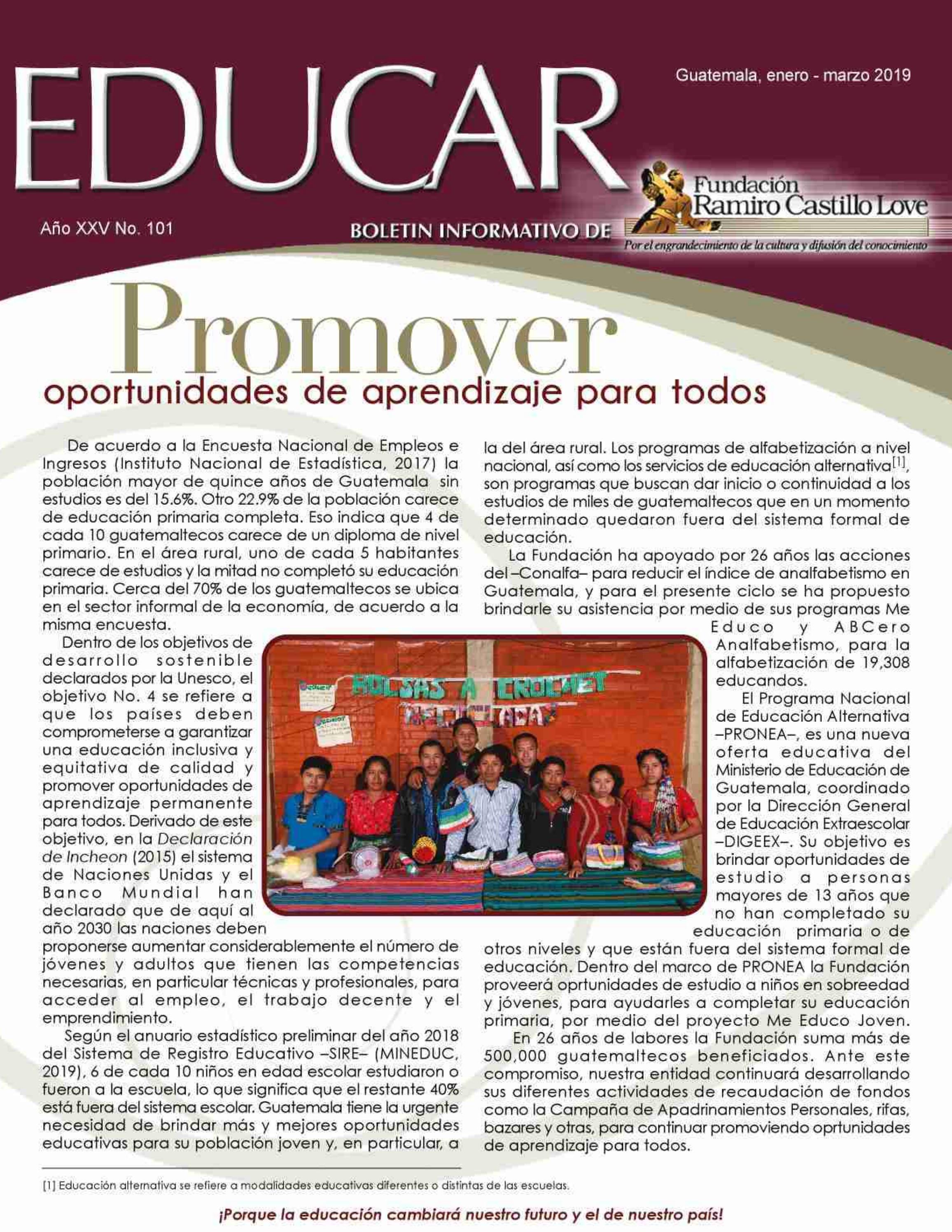 Bolet¡n Educar Enero-Marzo 2019 by Corporación BI - Issuu