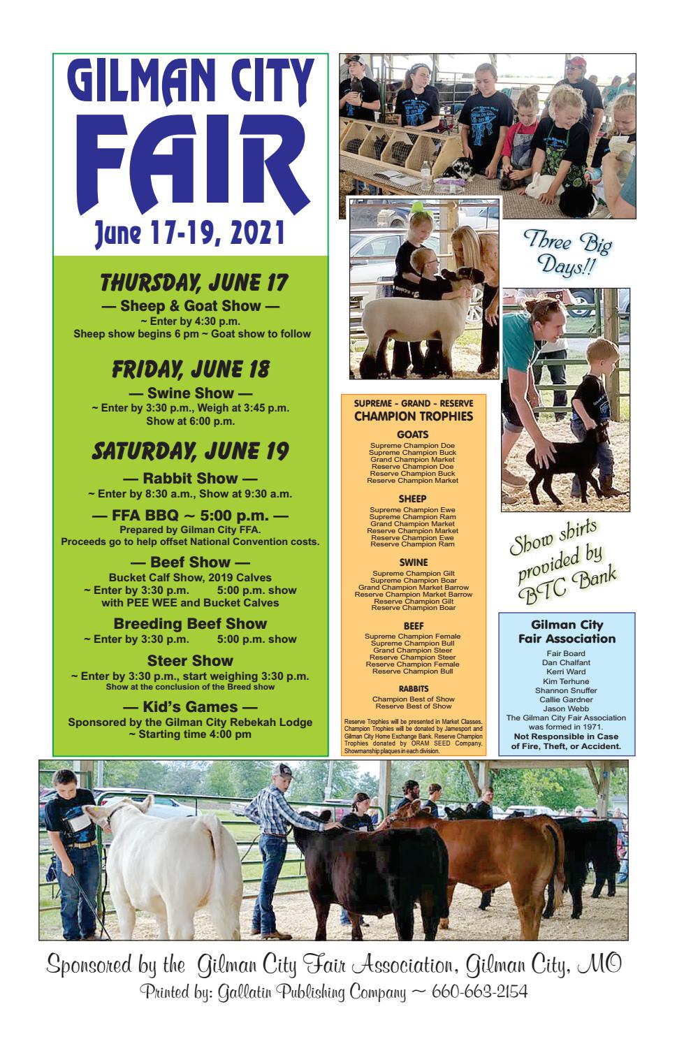 Gilman City Fair Newsletter by GranDesign - Issuu