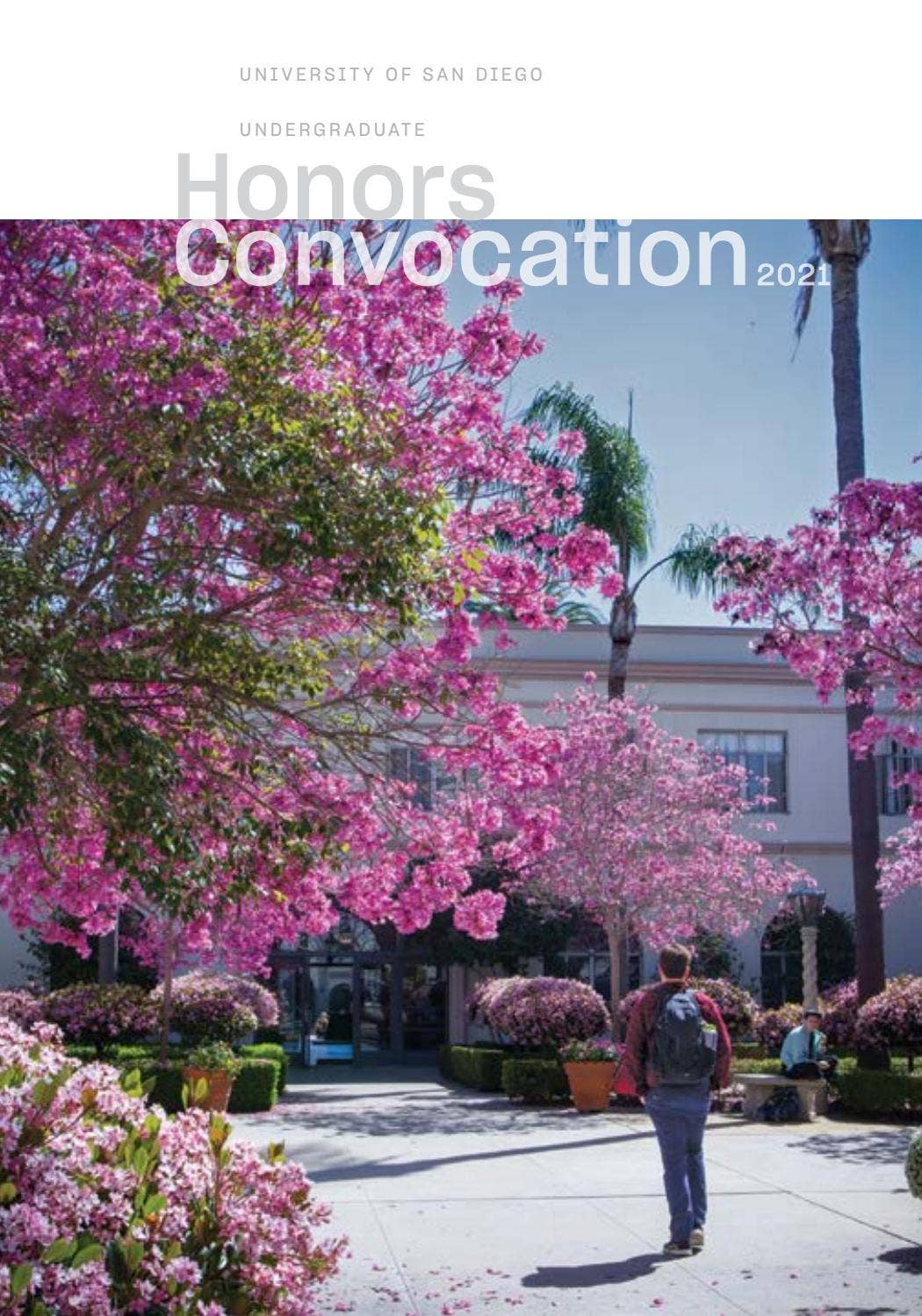 USD Honors Convocation Program 2021 by University of San Diego - Issuu