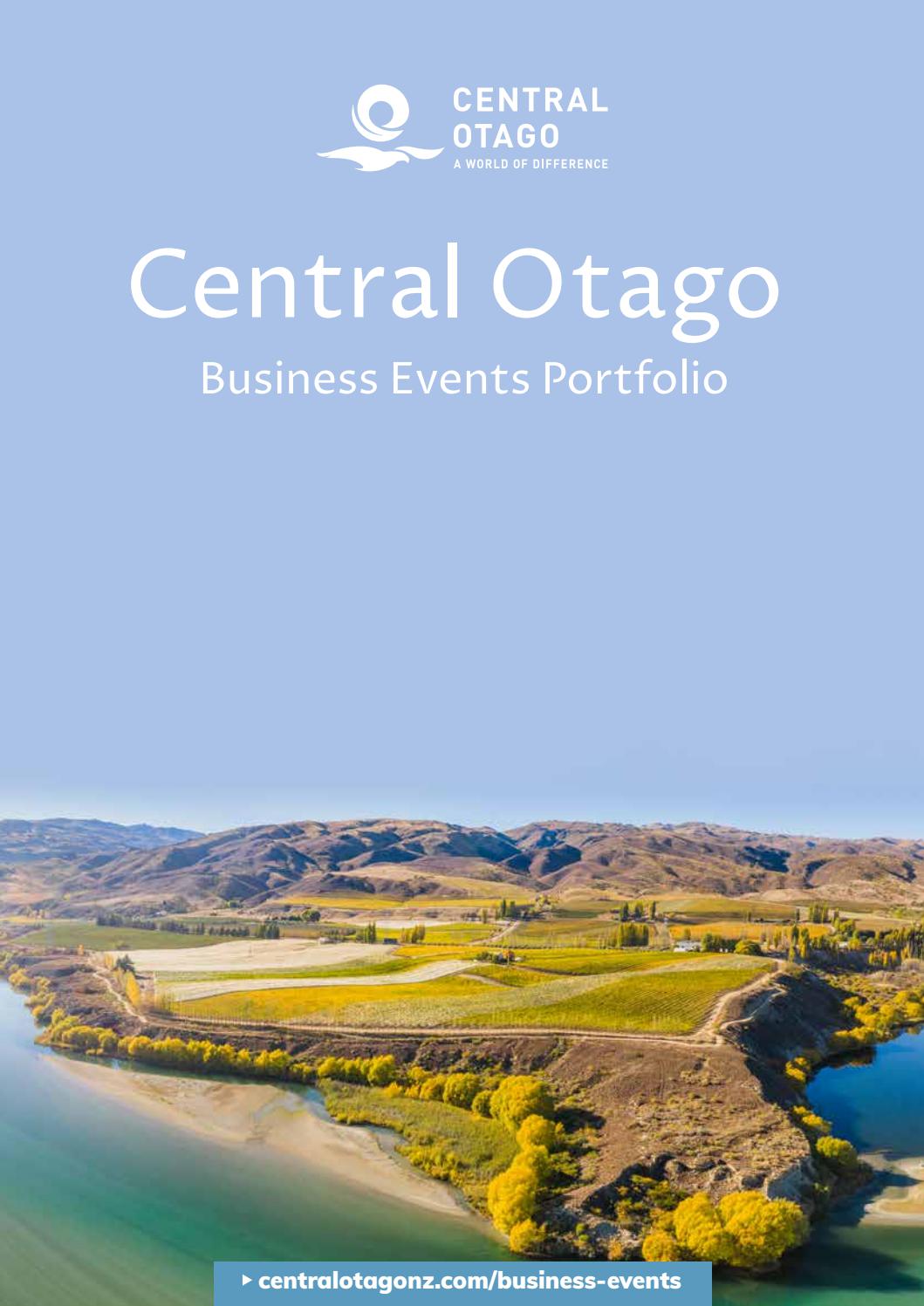 Central Otago Business Events Portfolio by Central Otago District ...